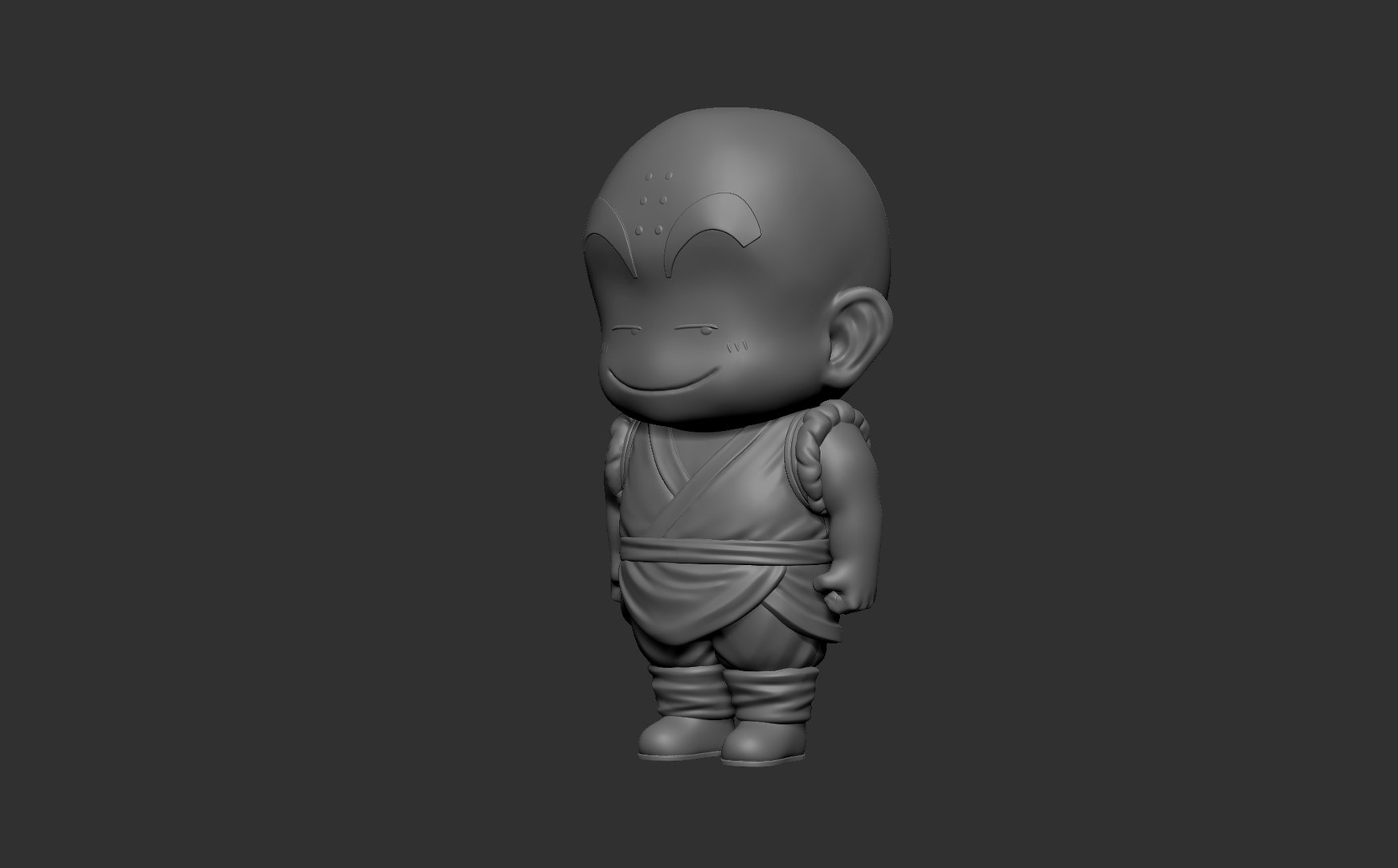 3D Krillin Kid 3D Print Model - TurboSquid 2257936