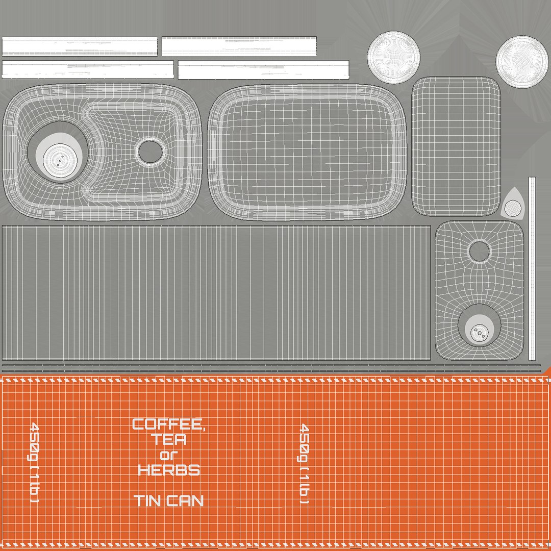 3D Model Coffee Tin Can 450g - TurboSquid 2271117