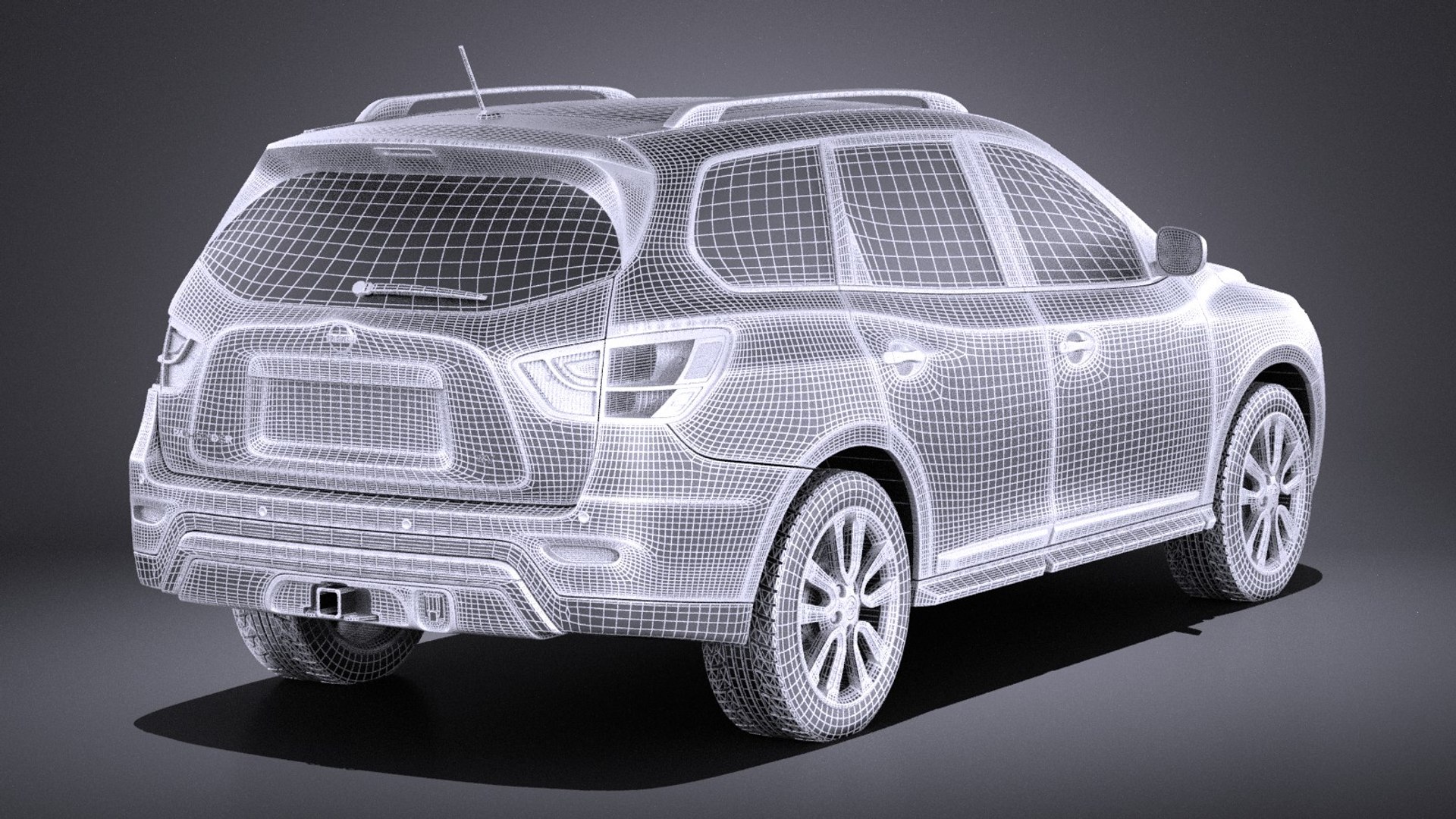 Nissan Pathfinder 2016 3D Model - TurboSquid 1194420