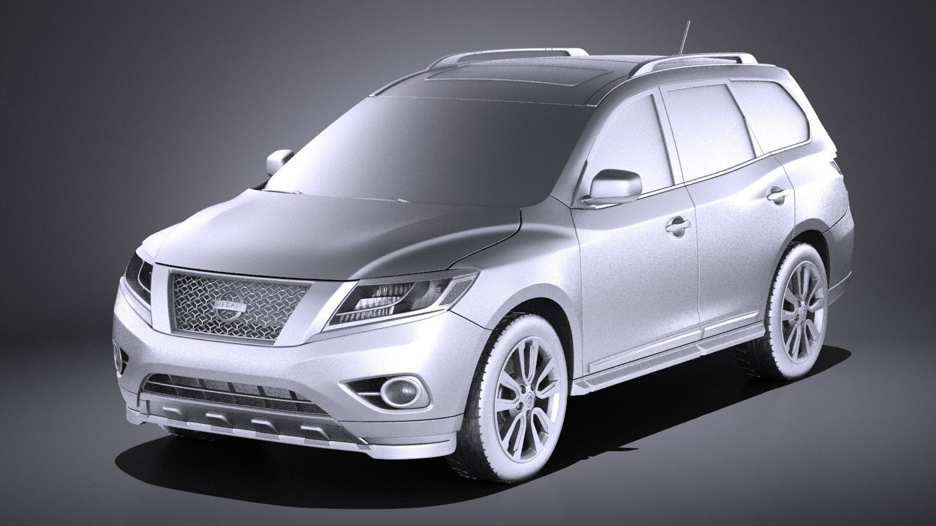 Nissan Pathfinder 2016 3D Model - TurboSquid 1194420