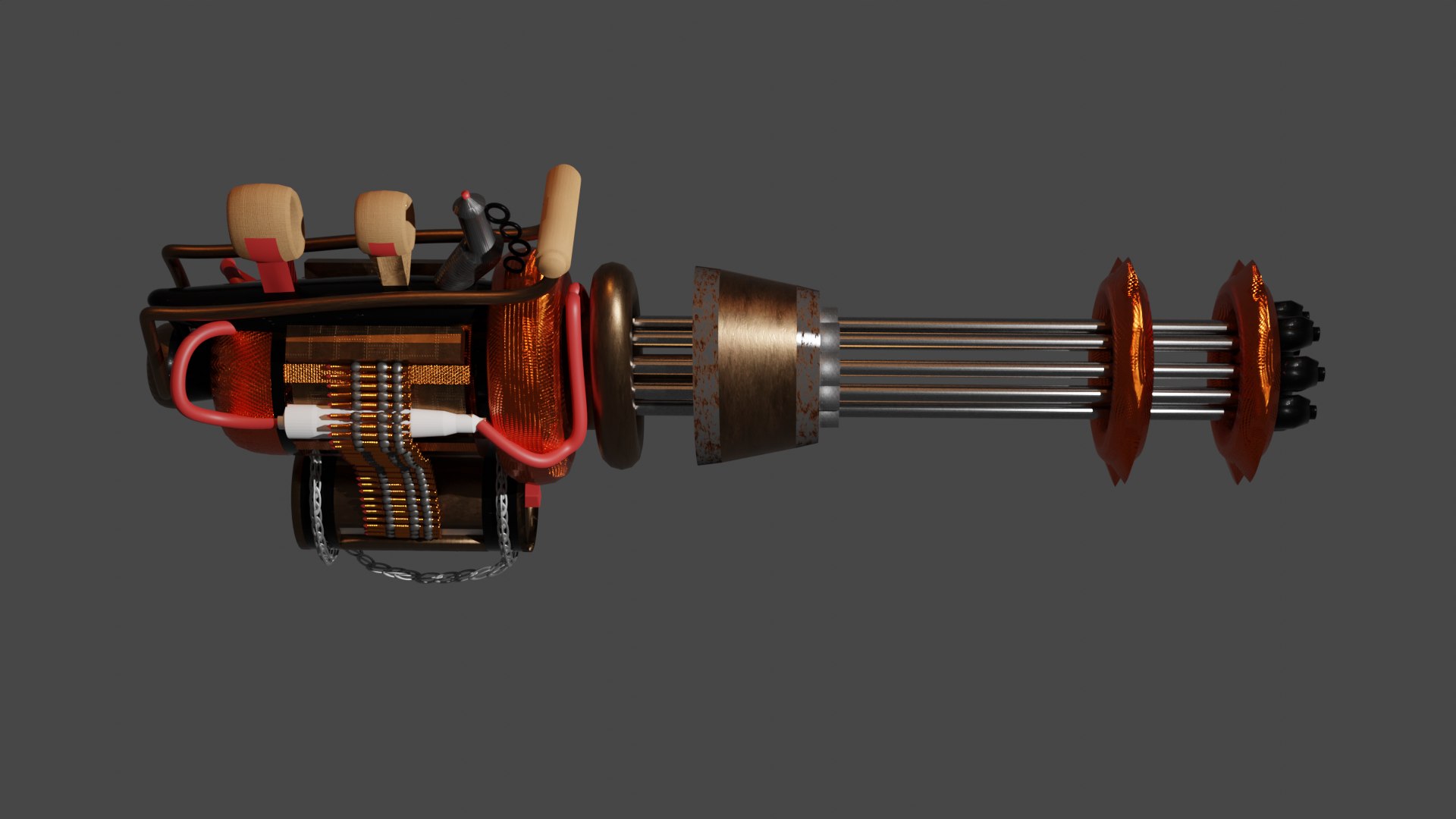 3D Minigun - TurboSquid 2077222