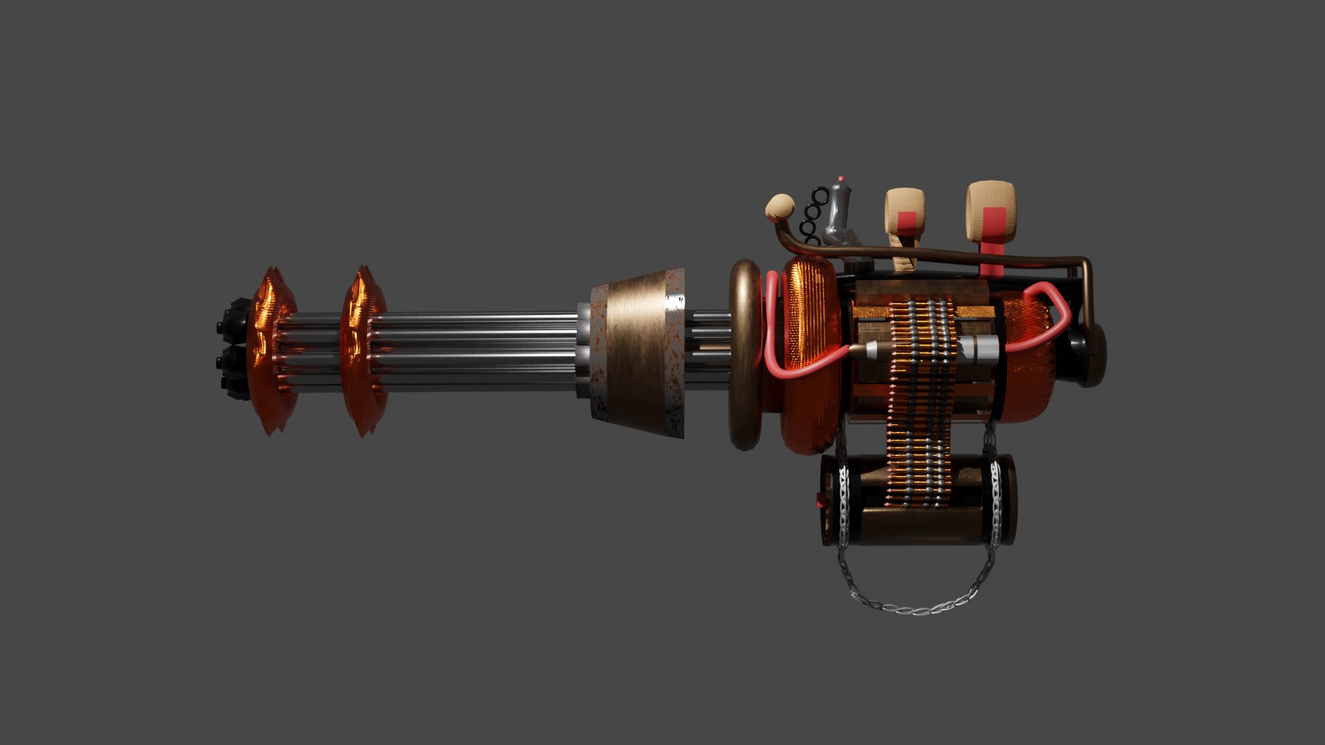 3D Minigun - TurboSquid 2077222