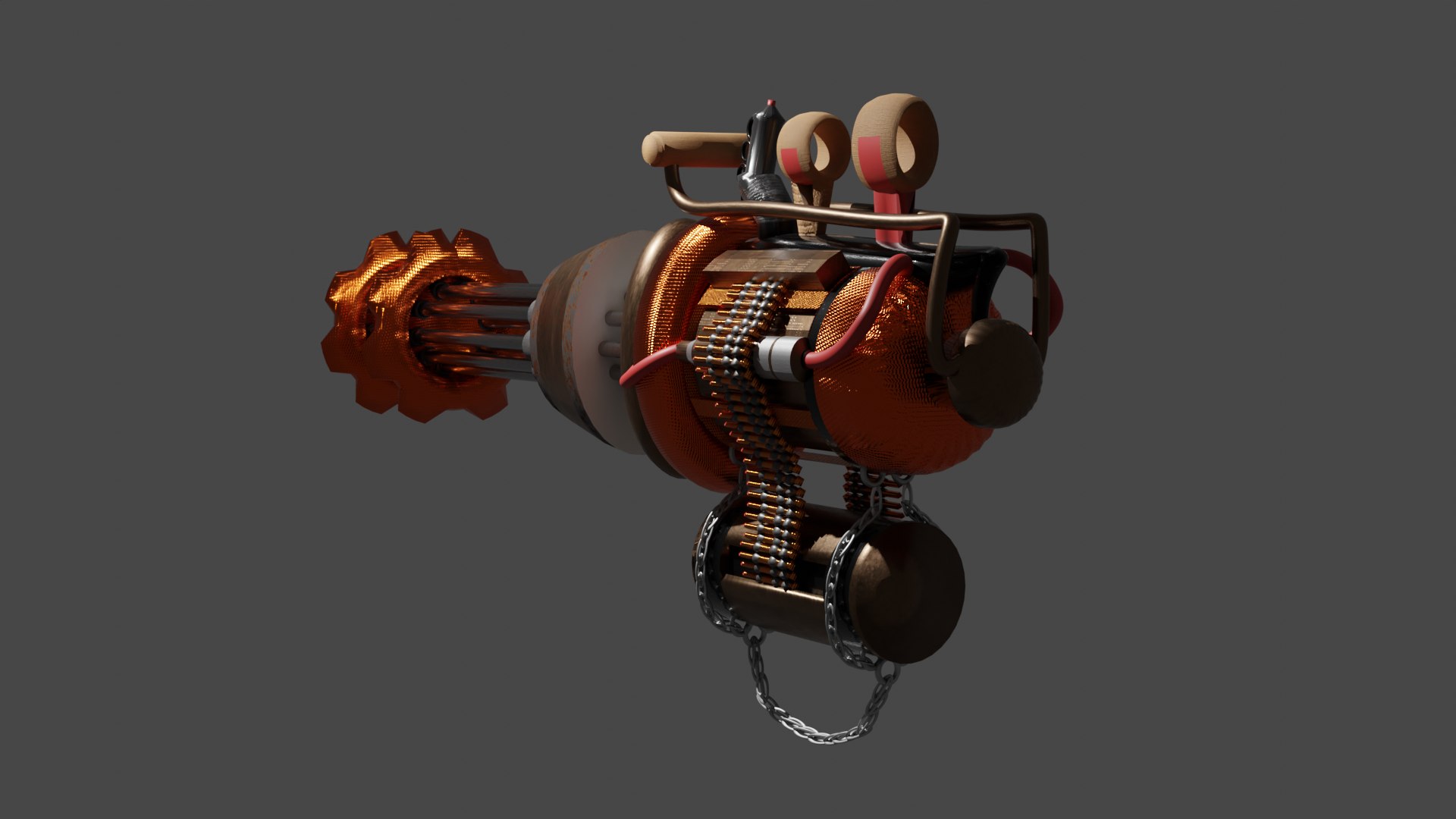 3D Minigun - TurboSquid 2077222