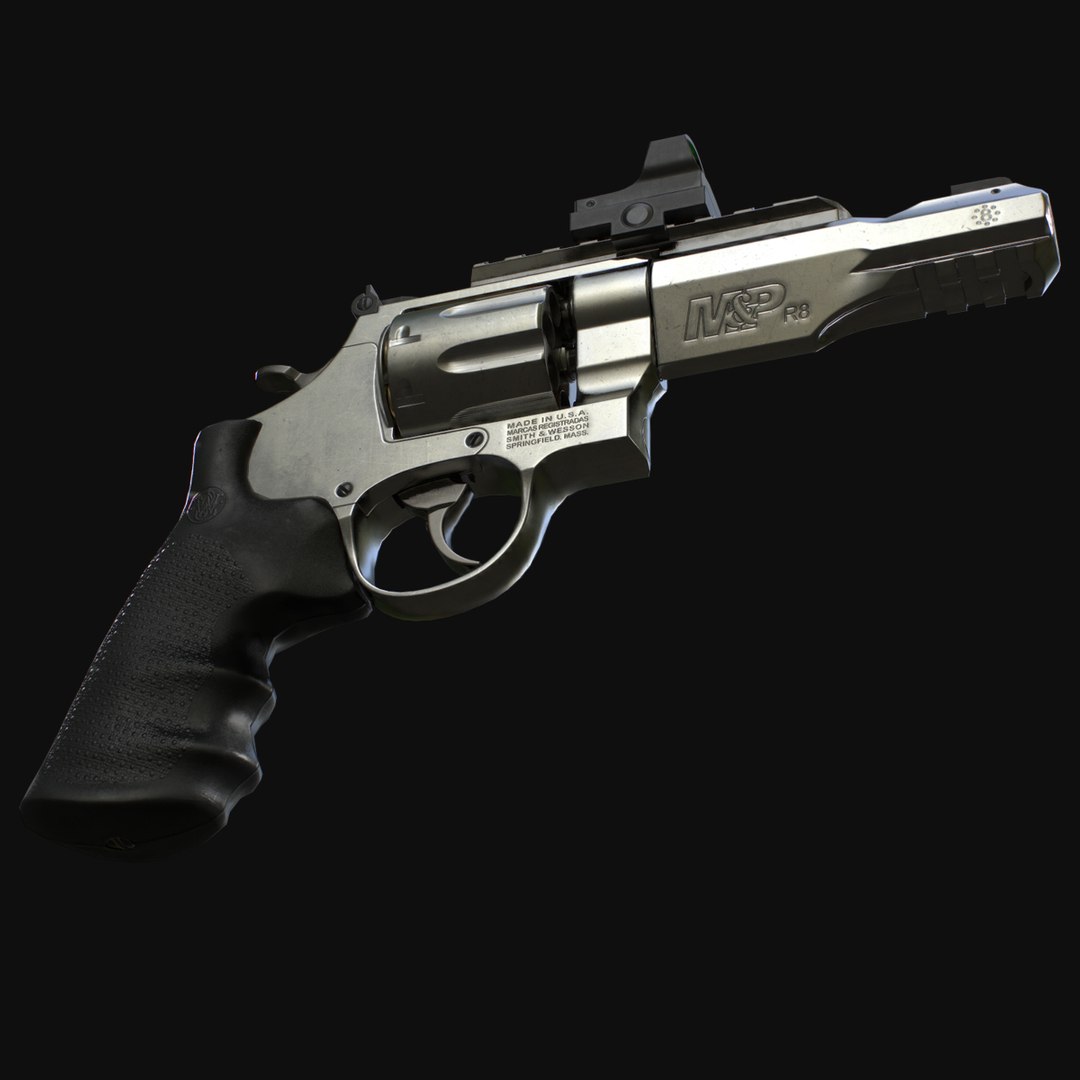 Smith Wesson R8 3D - TurboSquid 1639235