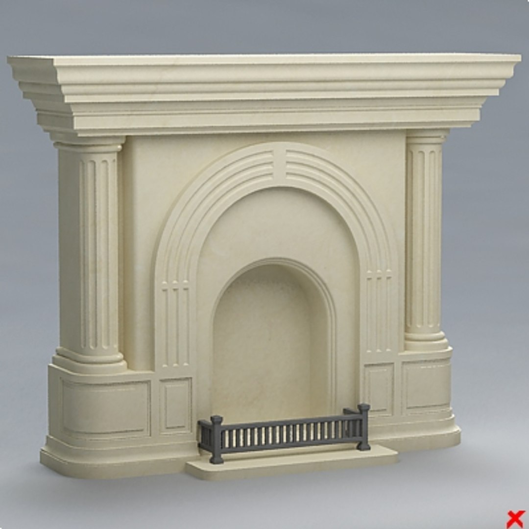Fireplace 3d Dxf