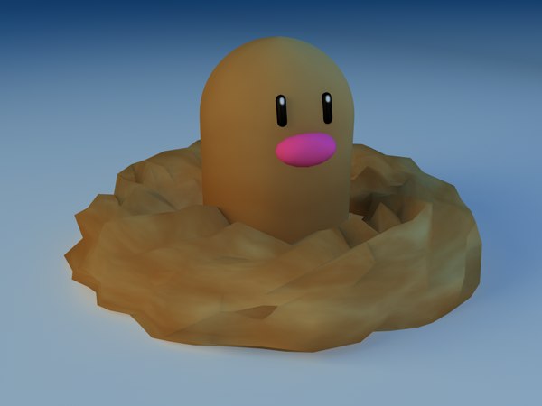 modelo 3d Diglett - TurboSquid 516380