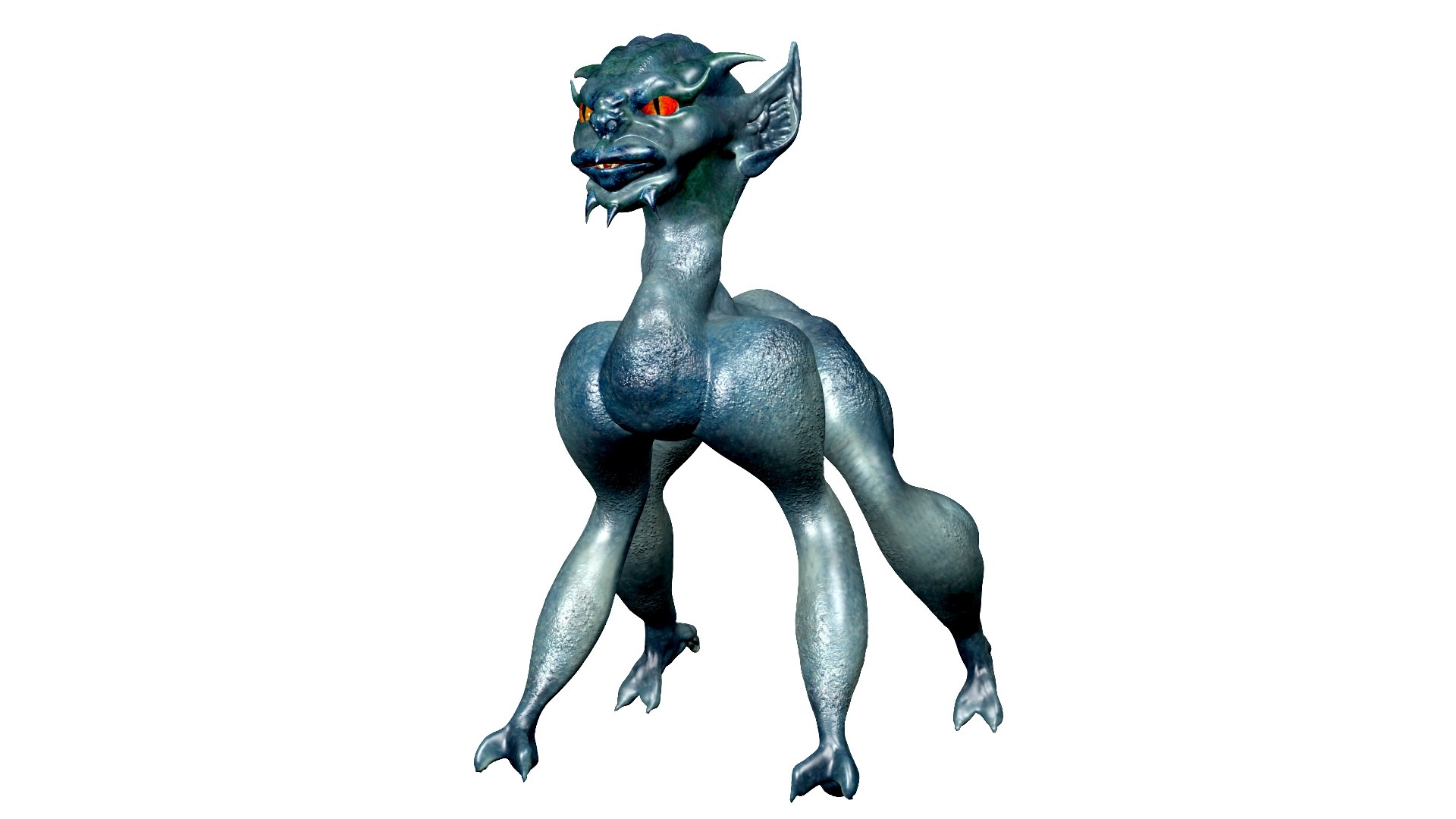 dragon dog 3d model