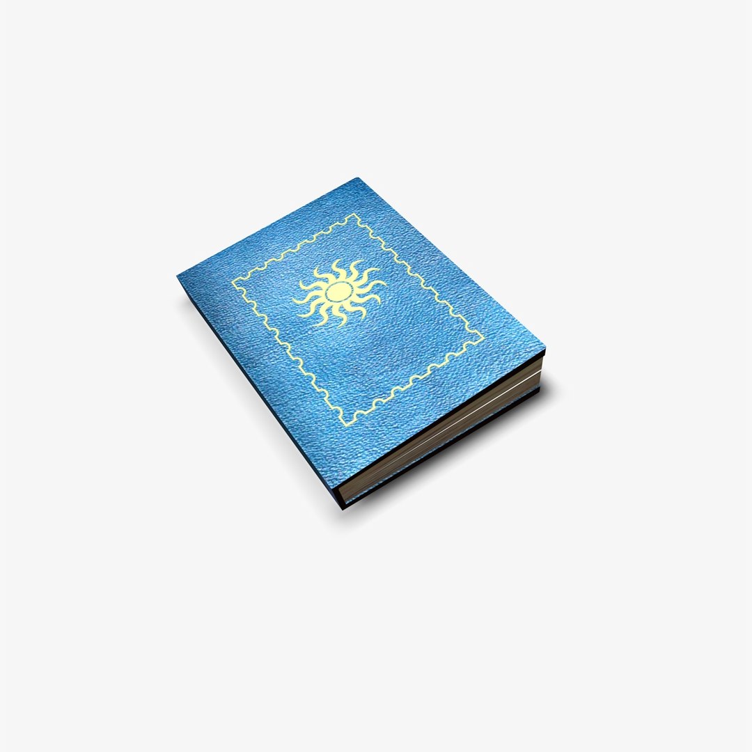 Simple Rigged Book 3d 3ds