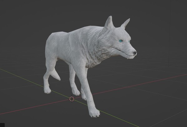 modelo 3d lobo animado - TurboSquid 2002119
