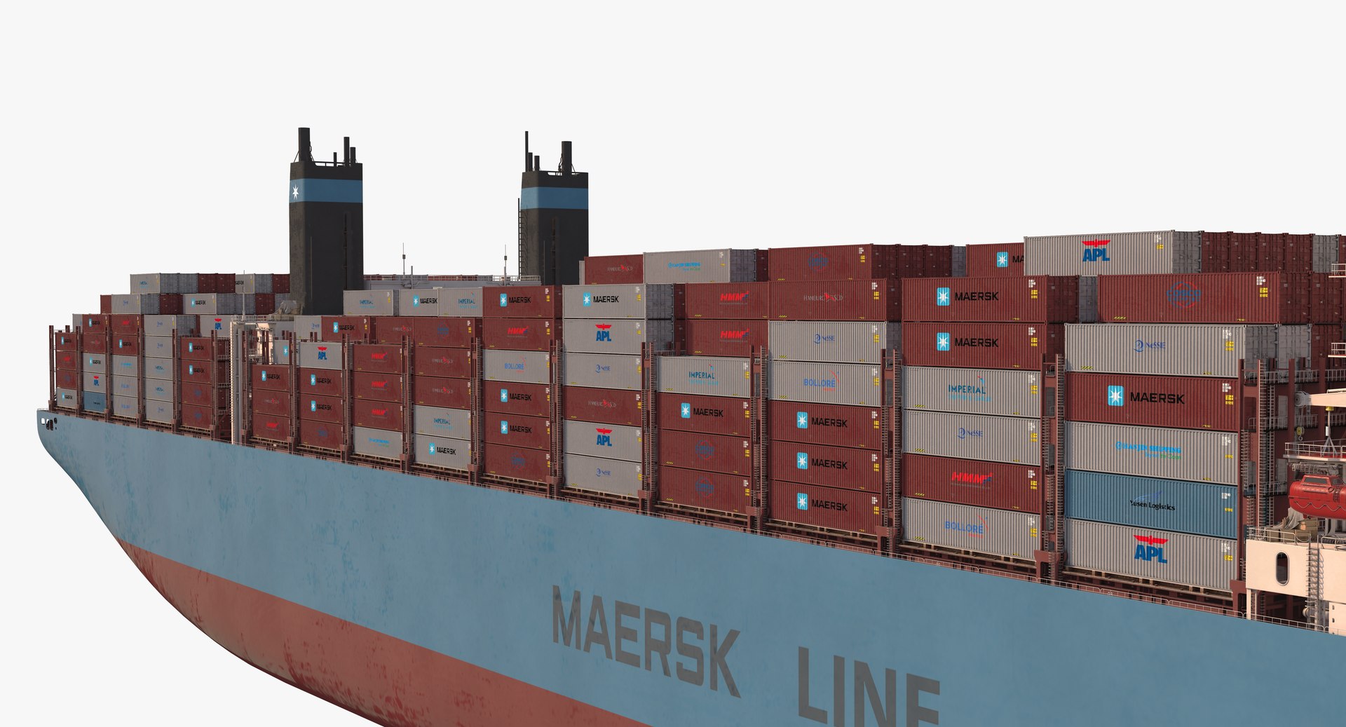 3D ship maersk mc-kinney mller - TurboSquid 1375411