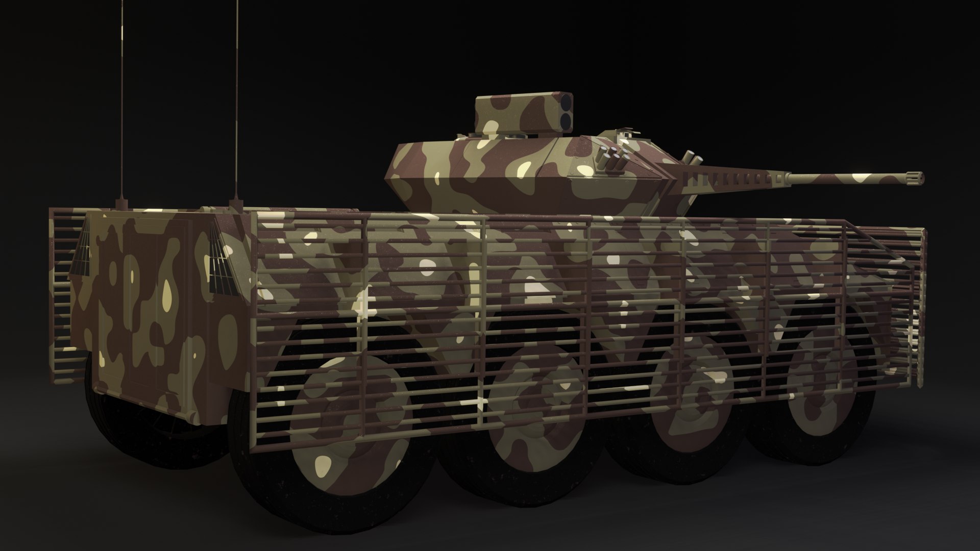 3D Macan 8x8 IFV - TurboSquid 2254453