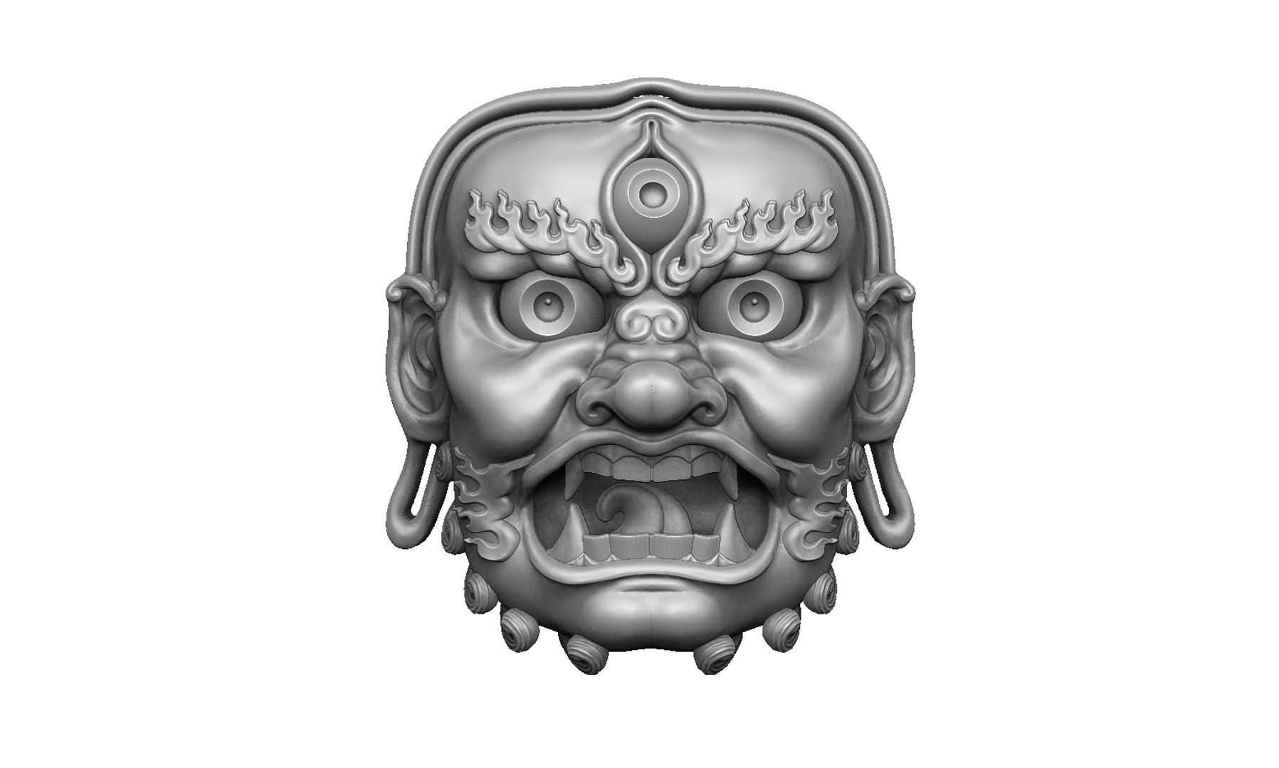 3D Model Mask Mayan - TurboSquid 1409320