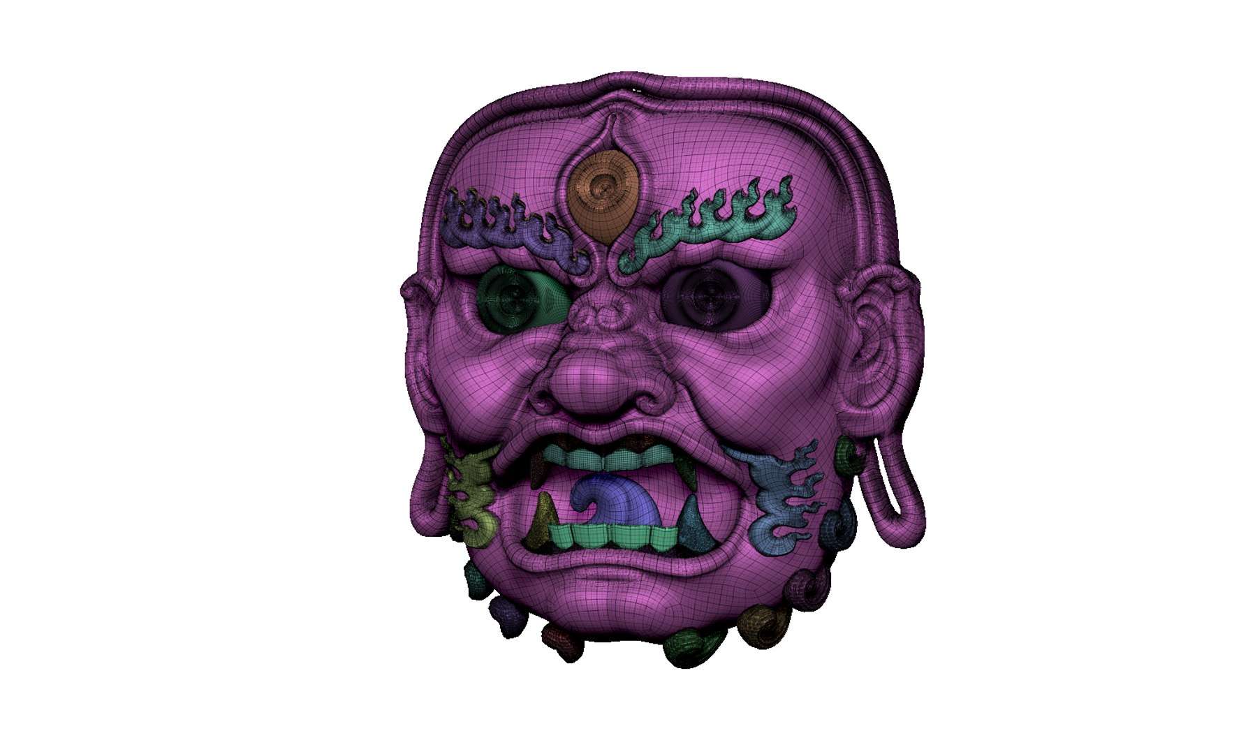 3D Model Mask Mayan - TurboSquid 1409320