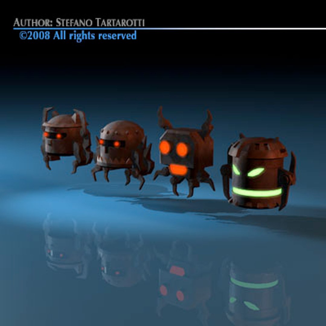 3d Model Enemy Robots