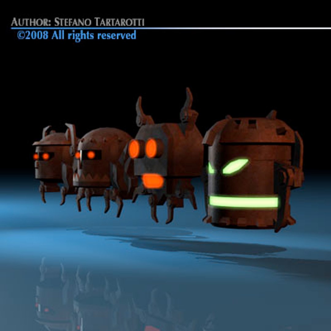 3d Model Enemy Robots