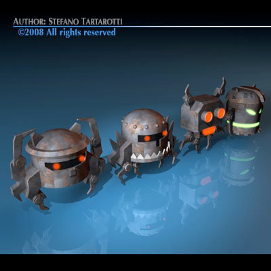3d Model Enemy Robots
