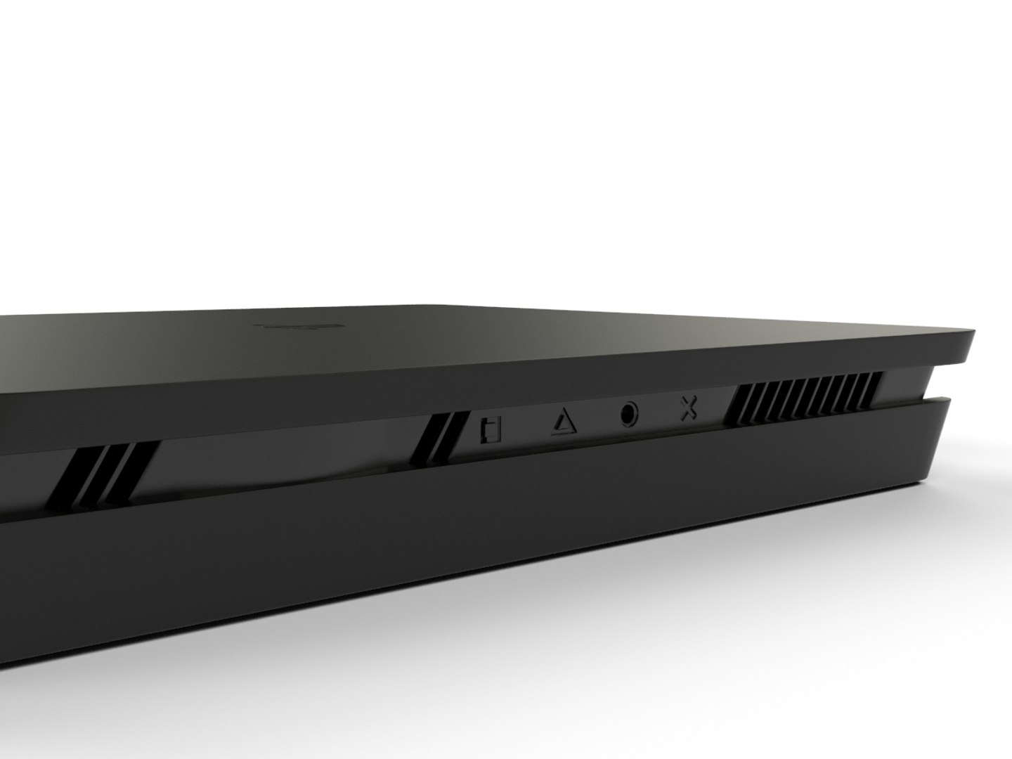 Playstation 4 Slim Console 3D Model - TurboSquid 1519641