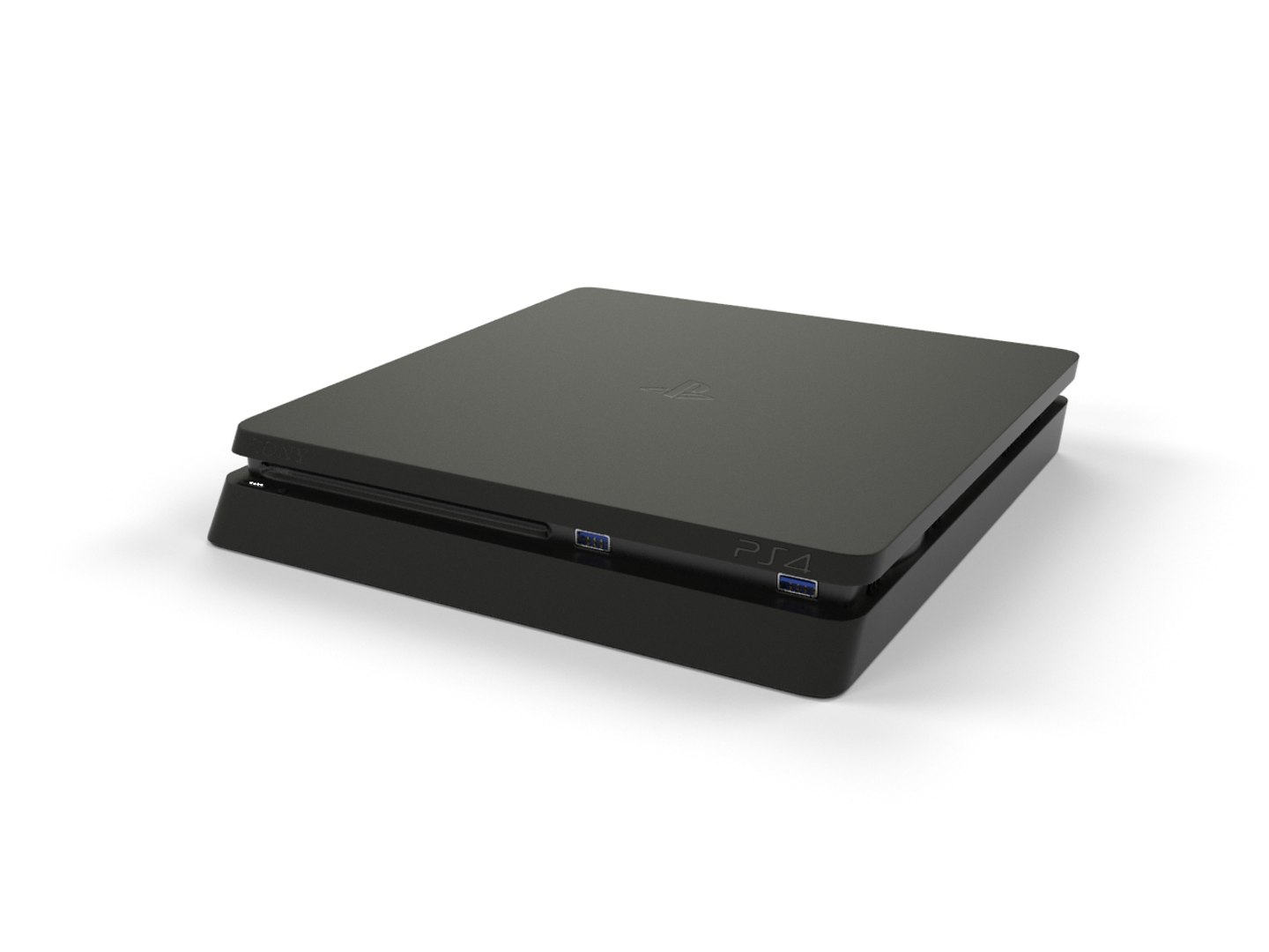 Playstation 4 Slim Console 3D Model - TurboSquid 1519641