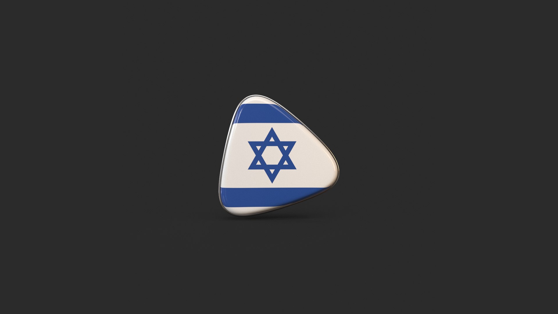 Israel Flag Icon Model - TurboSquid 2058944