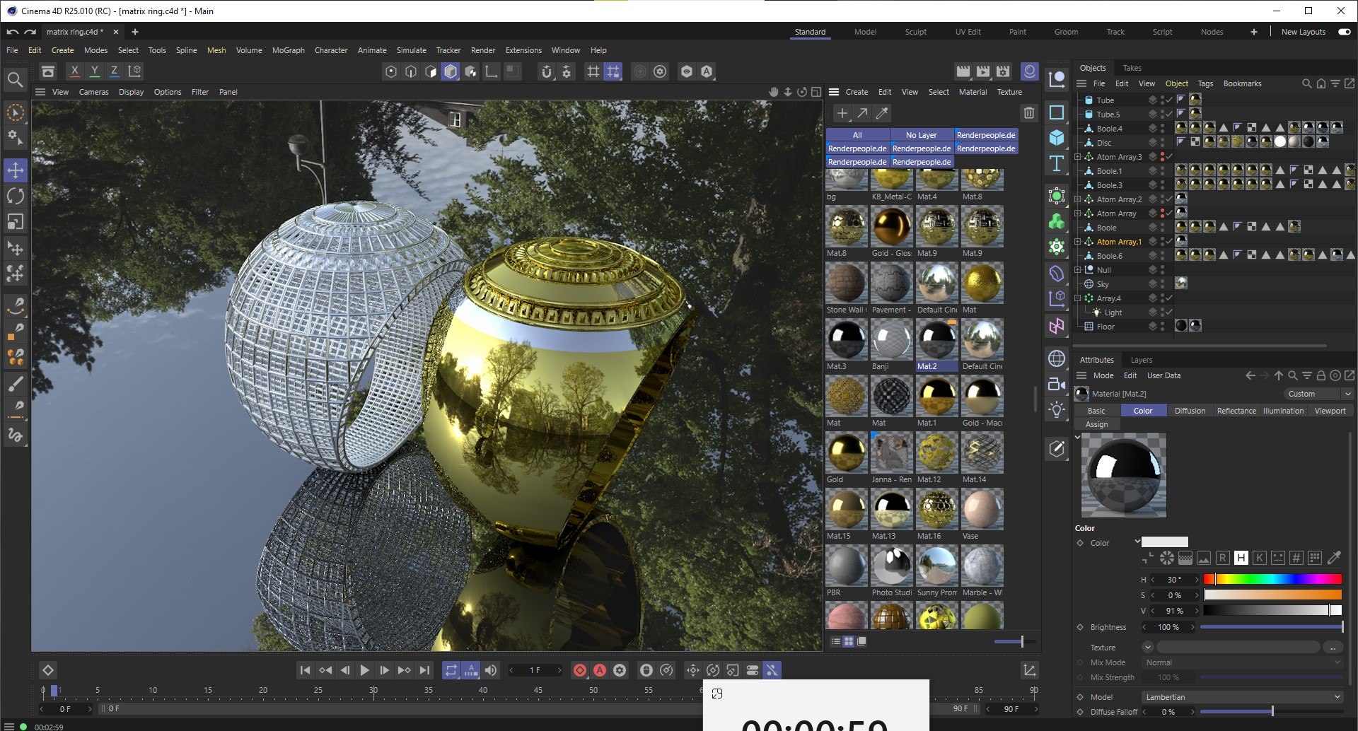 Matrix Ring Model - TurboSquid 2061517