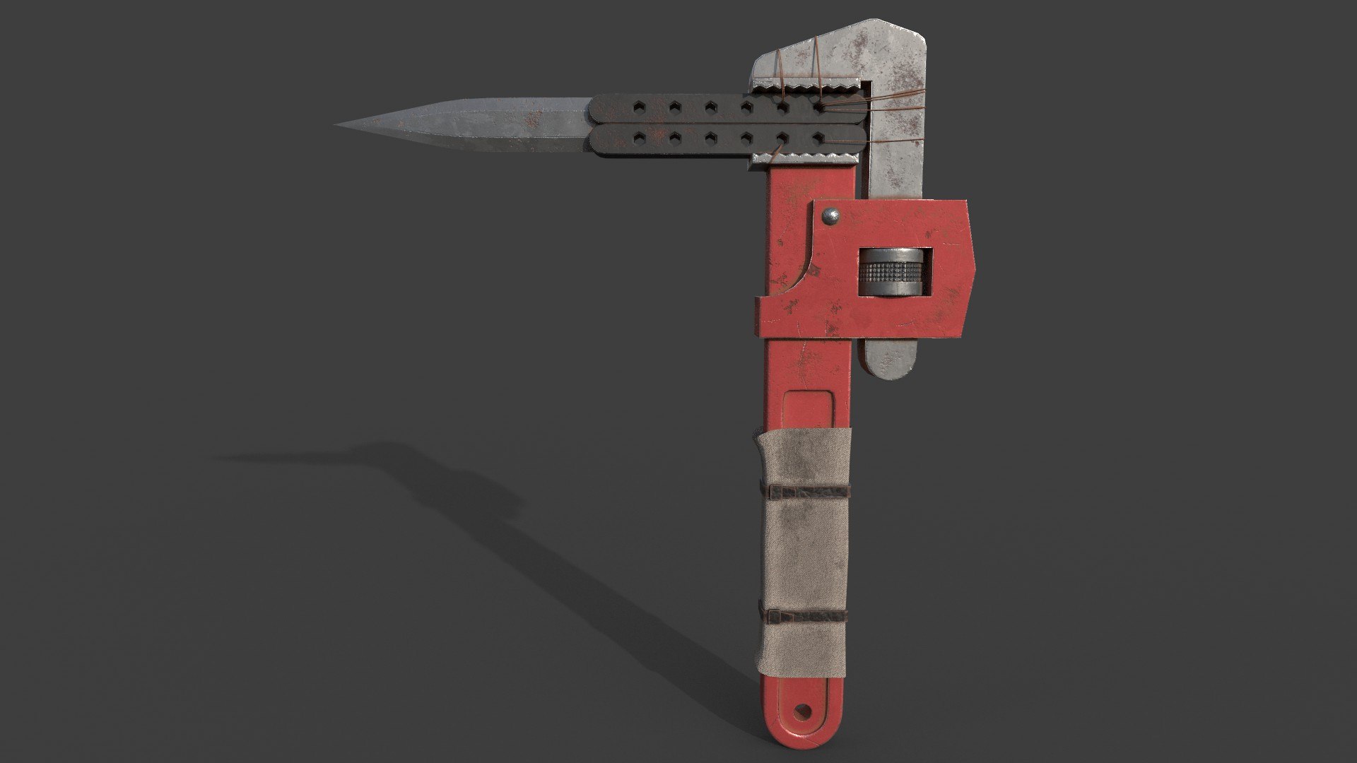 3D Wrench Weapon LowPoly - TurboSquid 2321811