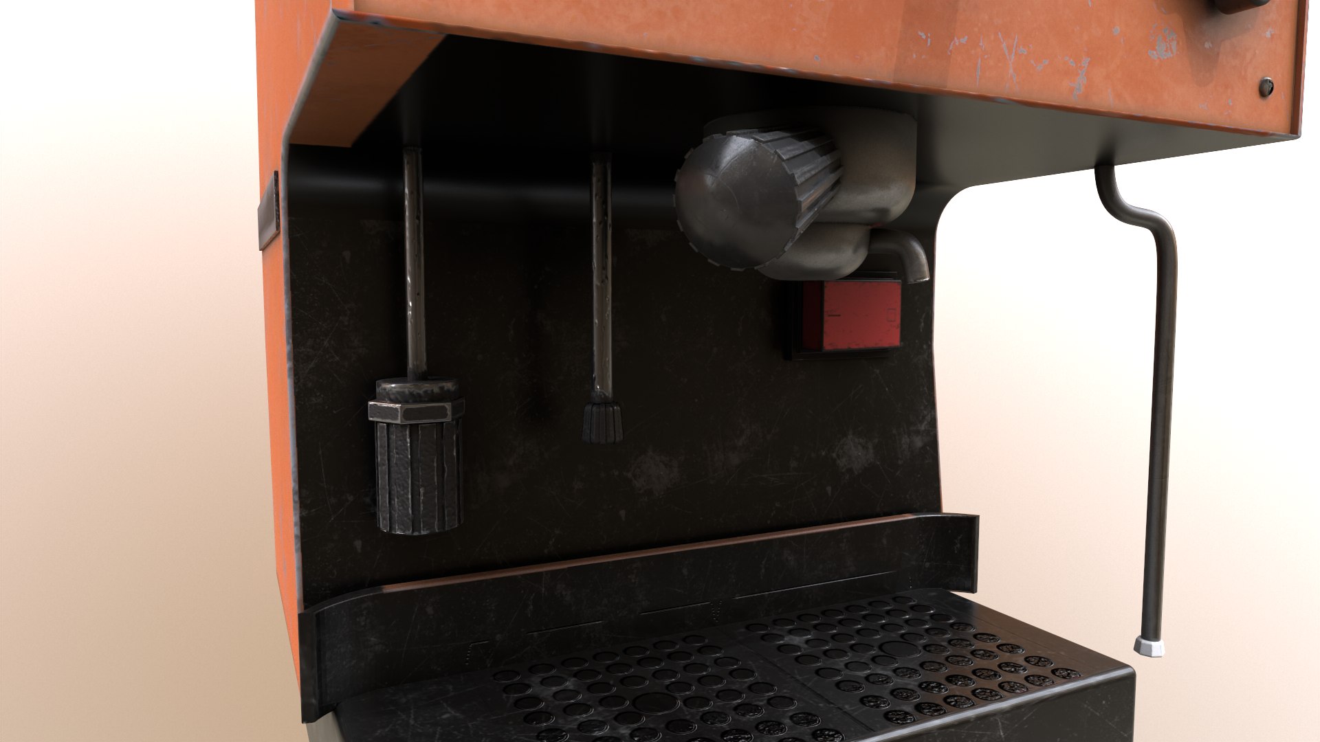 3D Old Coffee Machine - TurboSquid 1788686