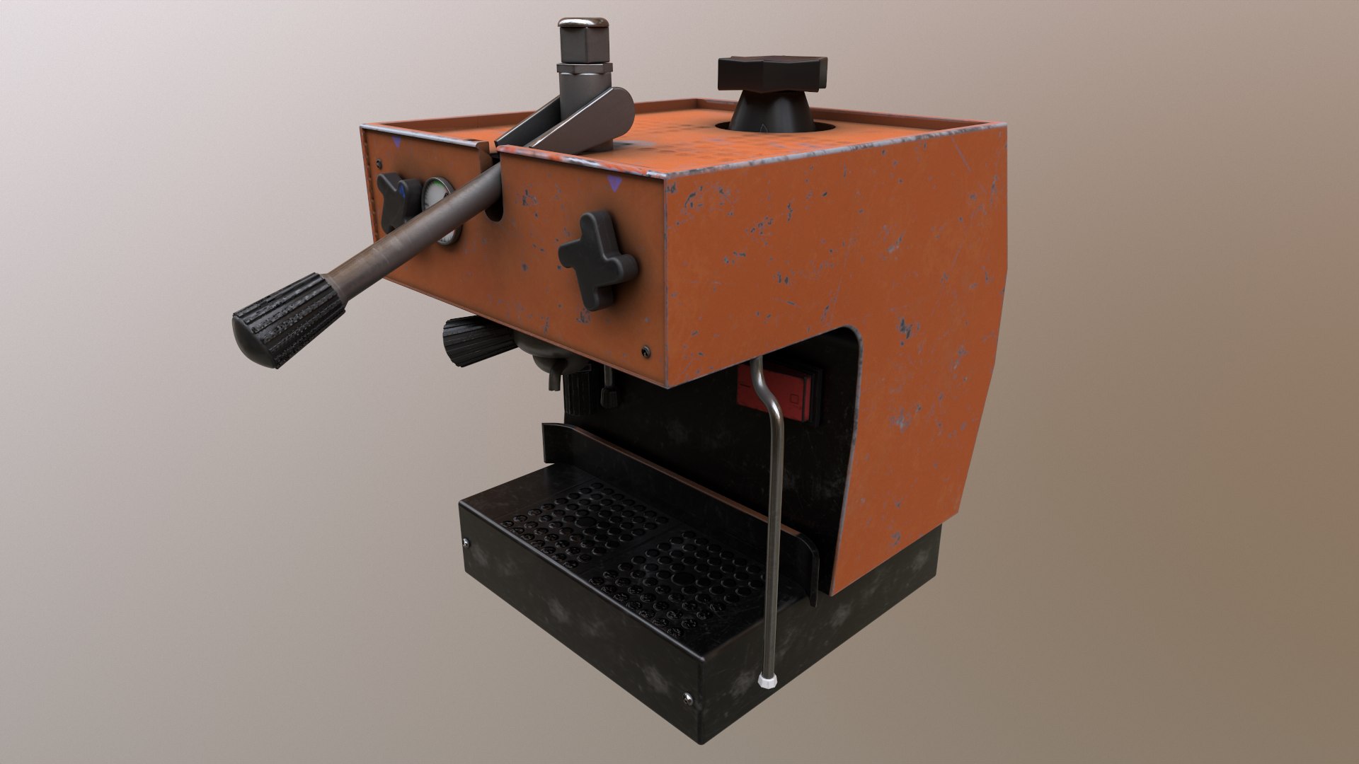 3D Old Coffee Machine - TurboSquid 1788686