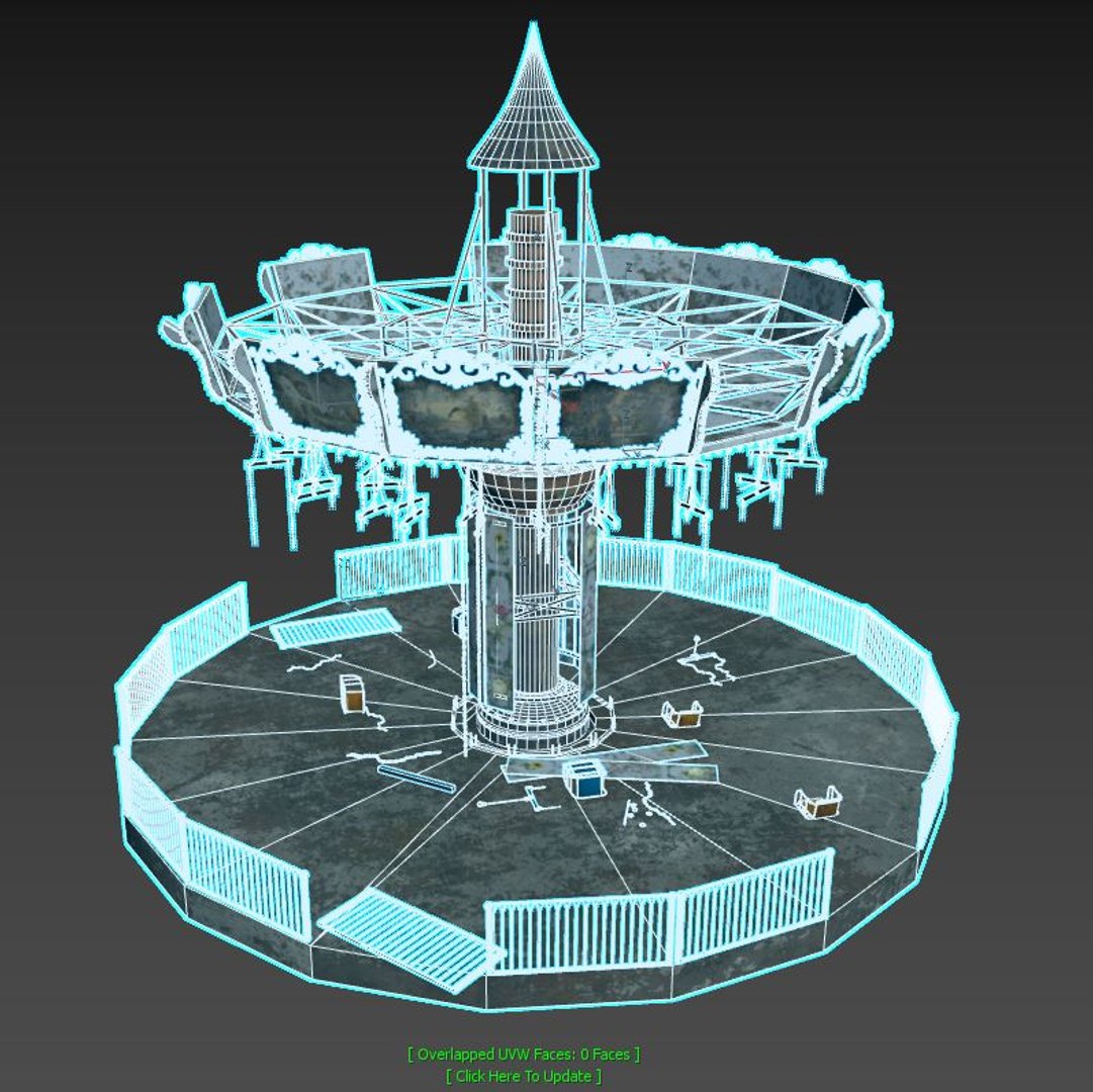 Abandoned Swing Ride 3D Model - TurboSquid 1711891