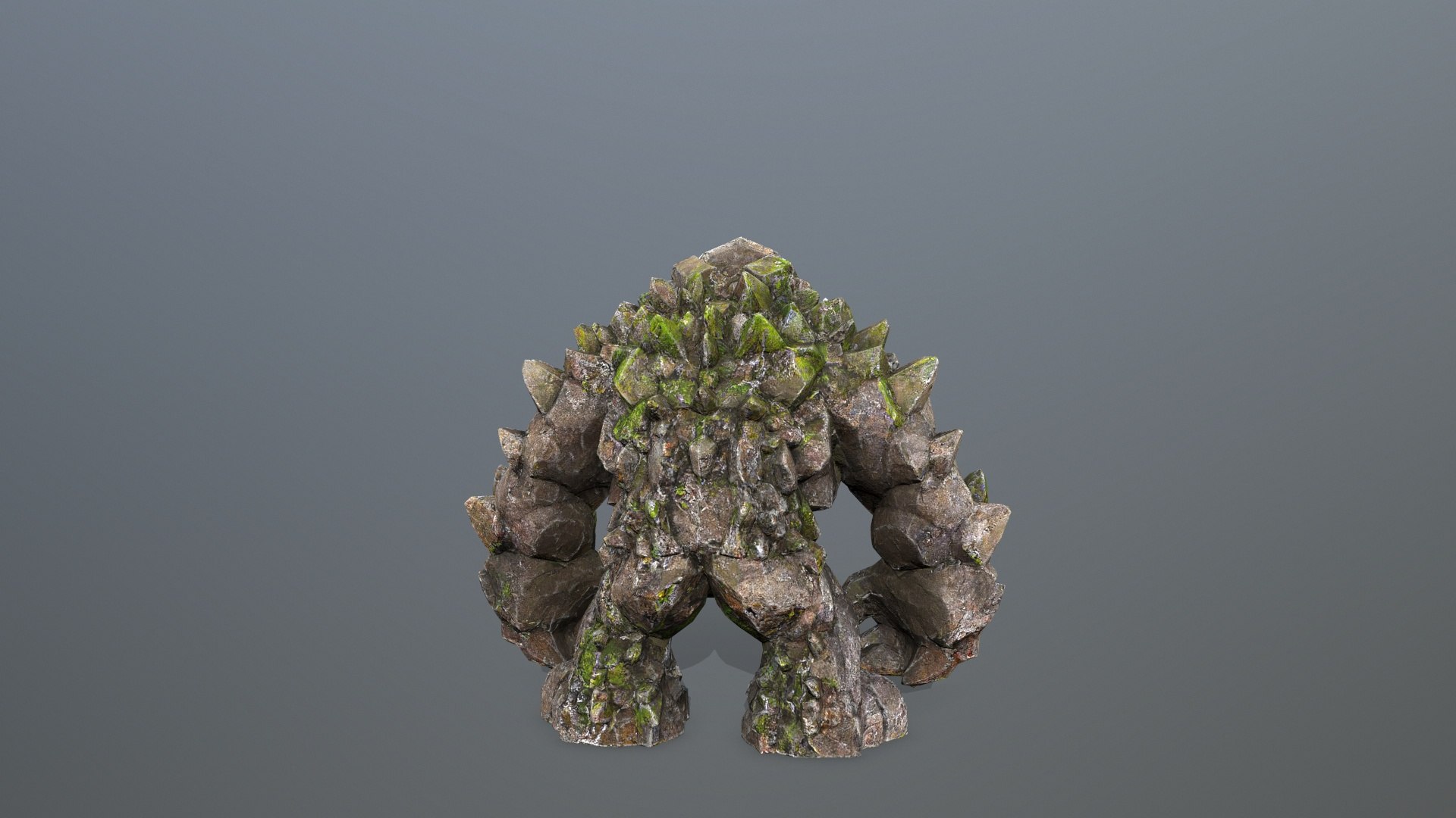 Stone Monster Model - TurboSquid 2385335