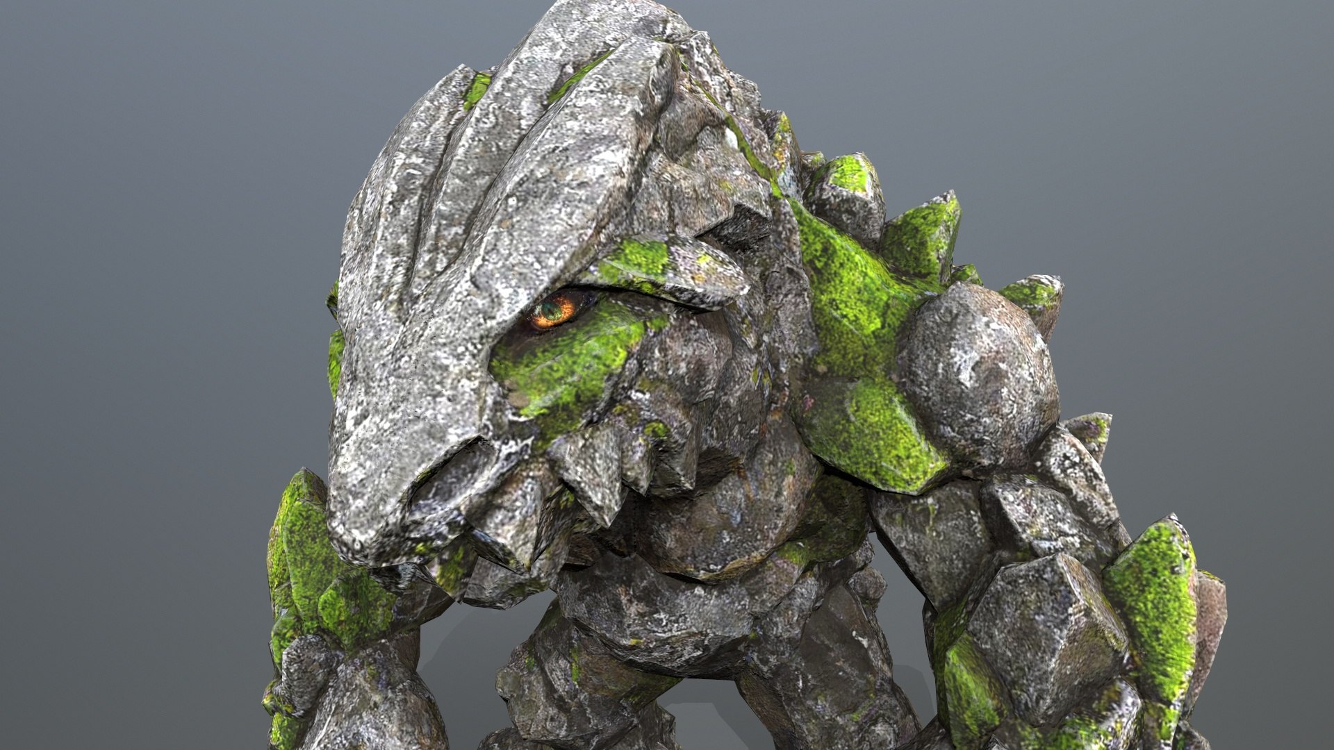 Stone Monster Model - TurboSquid 2385335