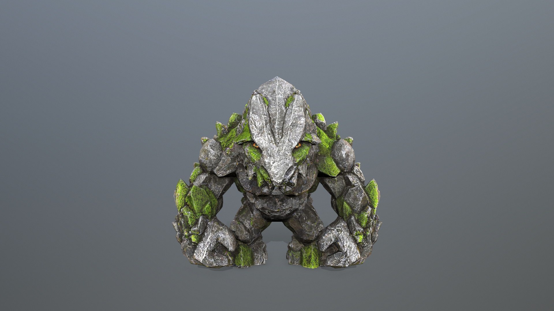 Stone Monster Model - TurboSquid 2385335