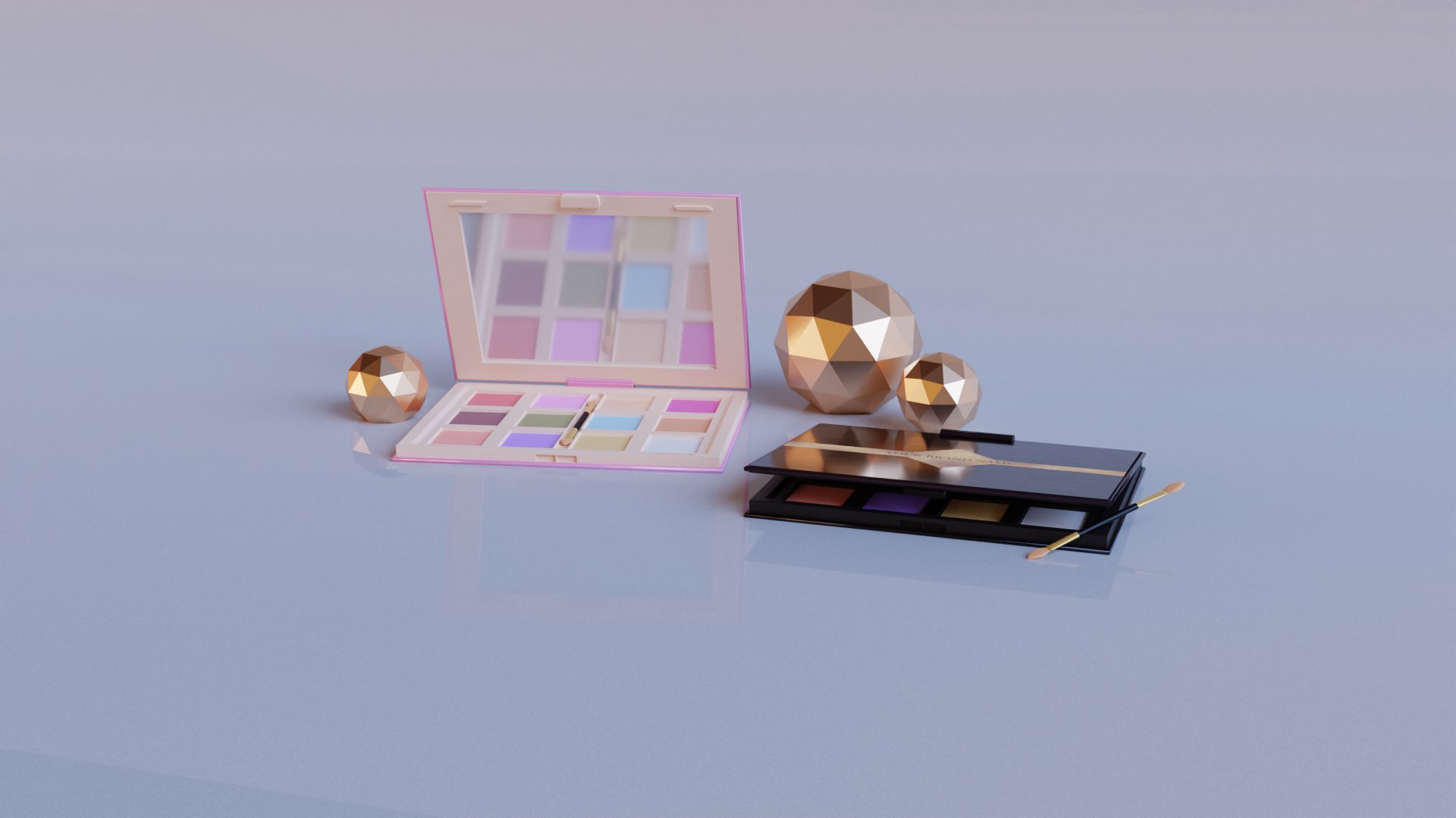 Compact Cosmetic Makeup Box 3D Model - TurboSquid 2099675