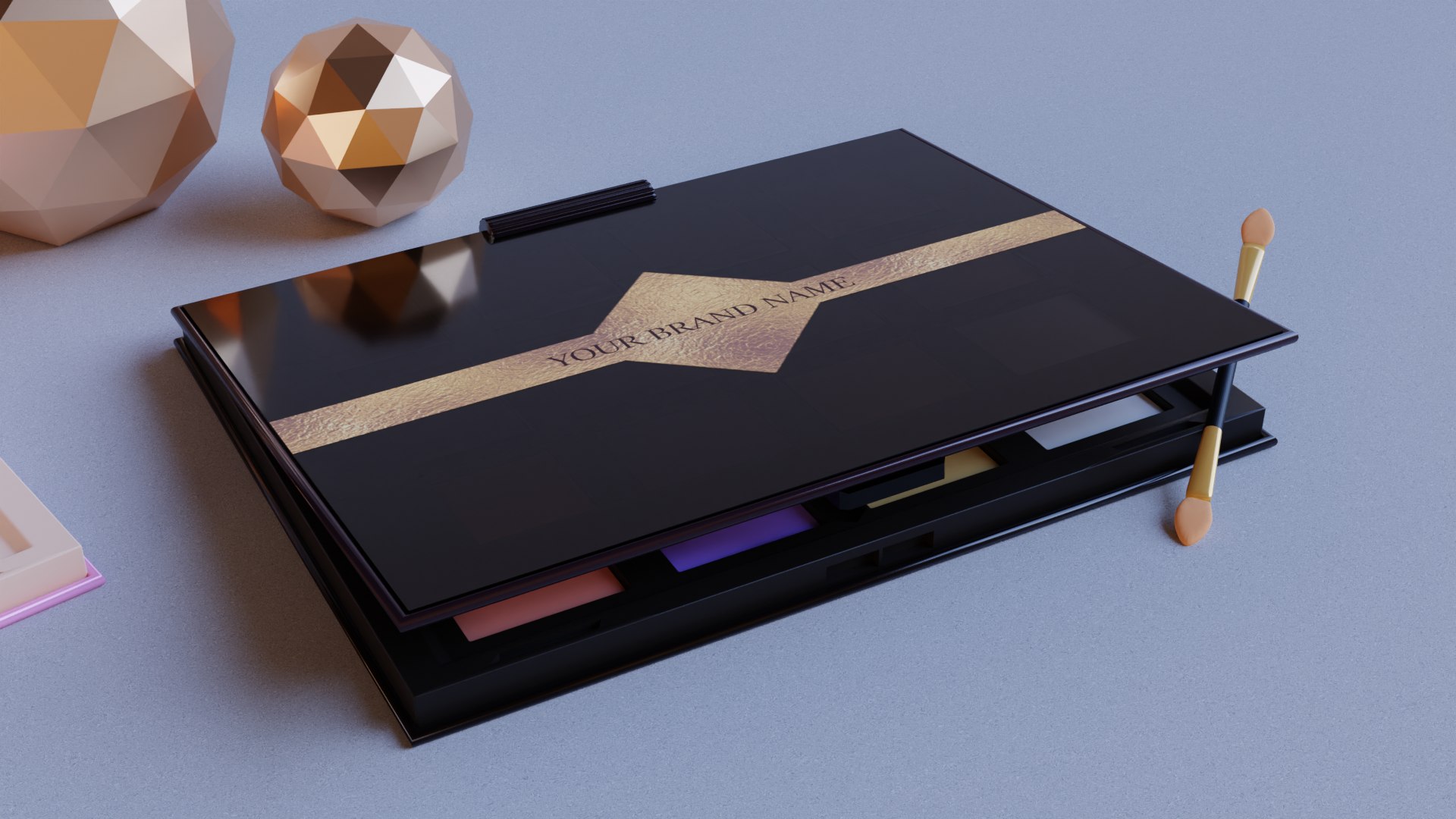 Compact Cosmetic Makeup Box 3D Model - TurboSquid 2099675