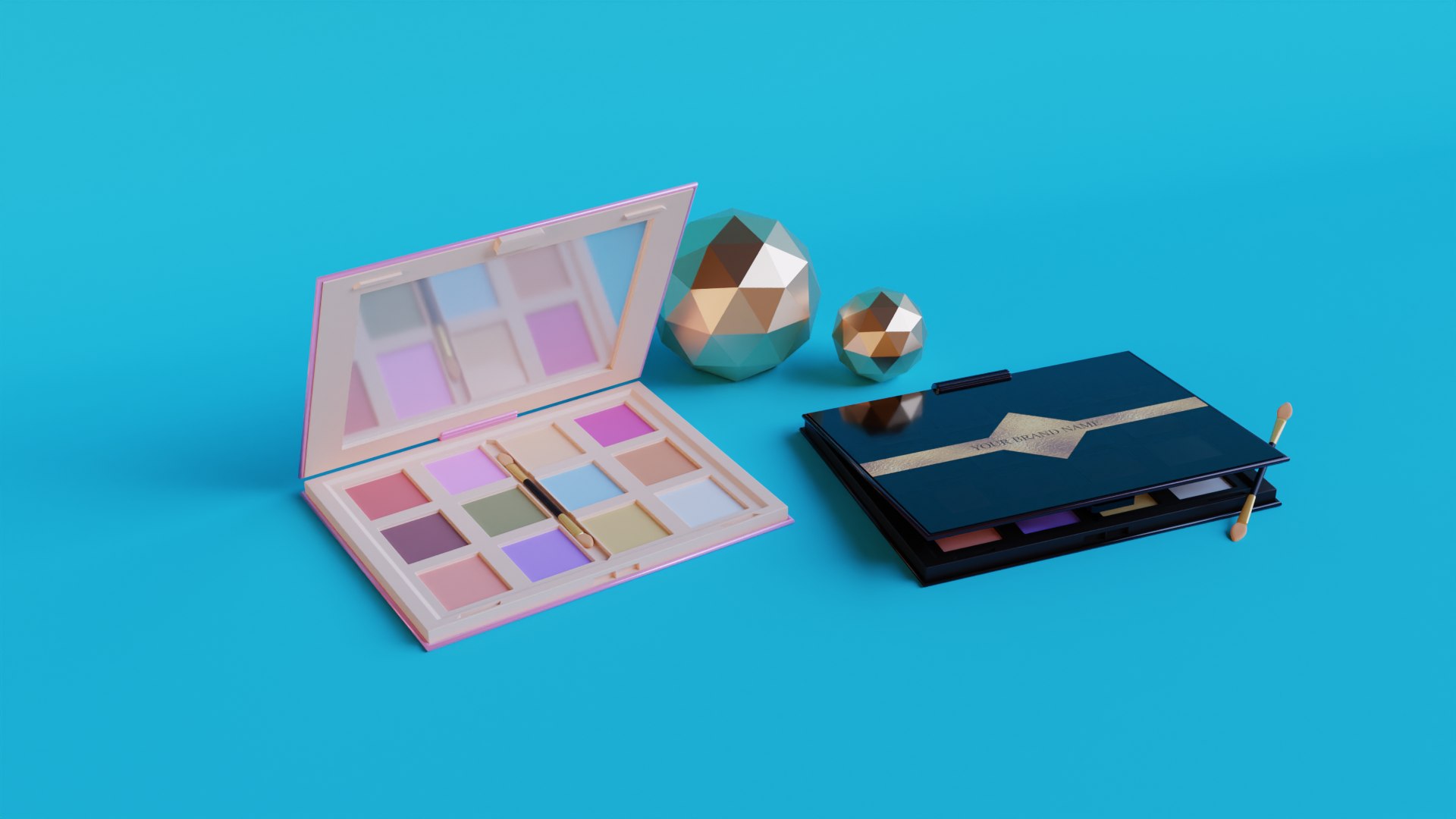 Compact Cosmetic Makeup Box 3D Model - TurboSquid 2099675