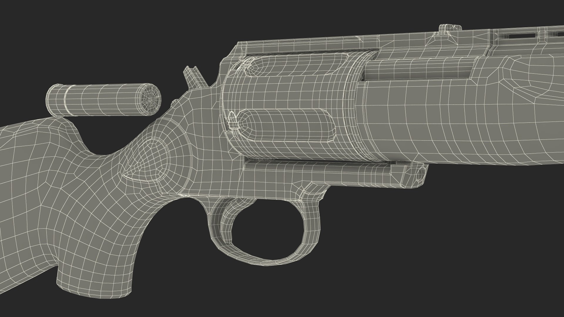 3D Revolver Shotgun MC255 Polymer Rigged for Maya - TurboSquid 2089079