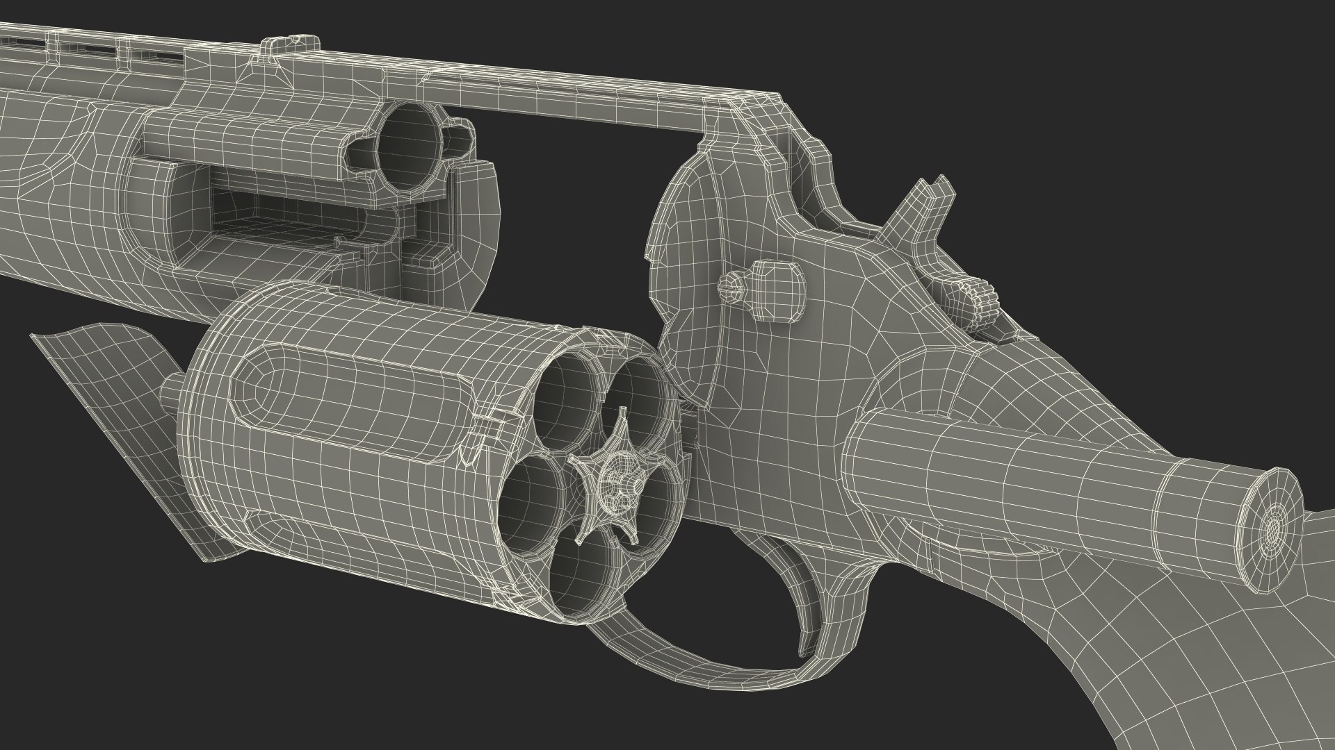 3D Revolver Shotgun MC255 Polymer Rigged for Maya - TurboSquid 2089079