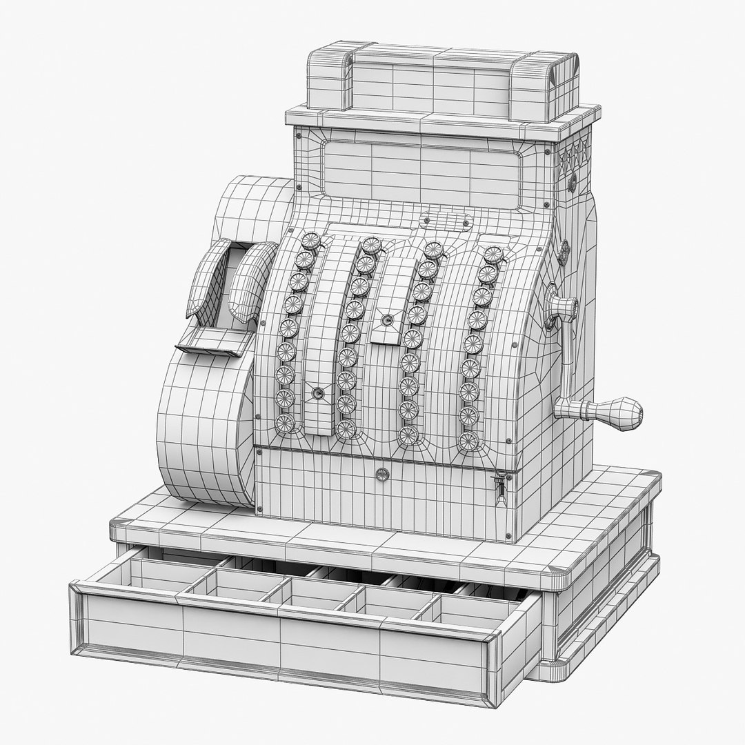 Cash Register Model - TurboSquid 1432721