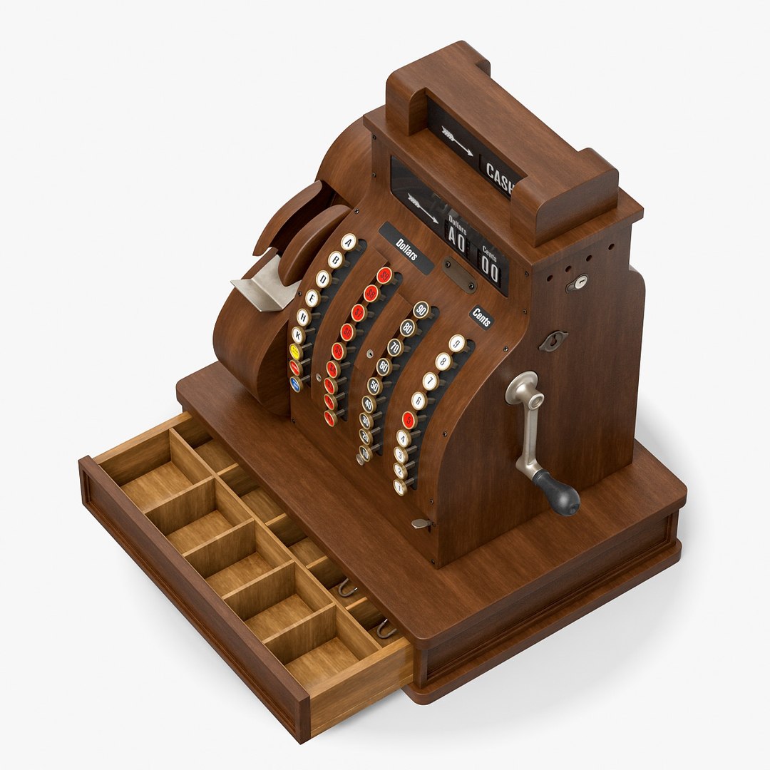 Cash Register Model - TurboSquid 1432721