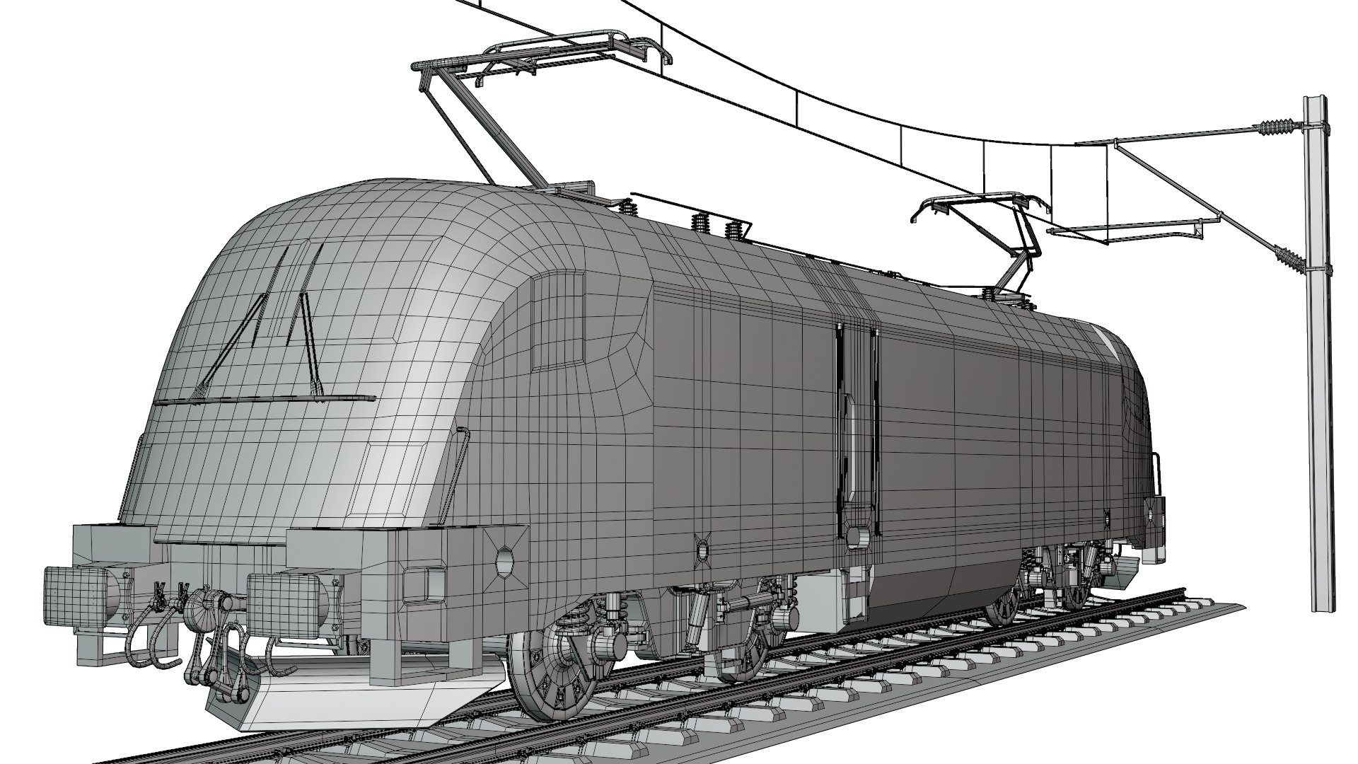 3D Siemens Locomotive Taurus Model - TurboSquid 1643807