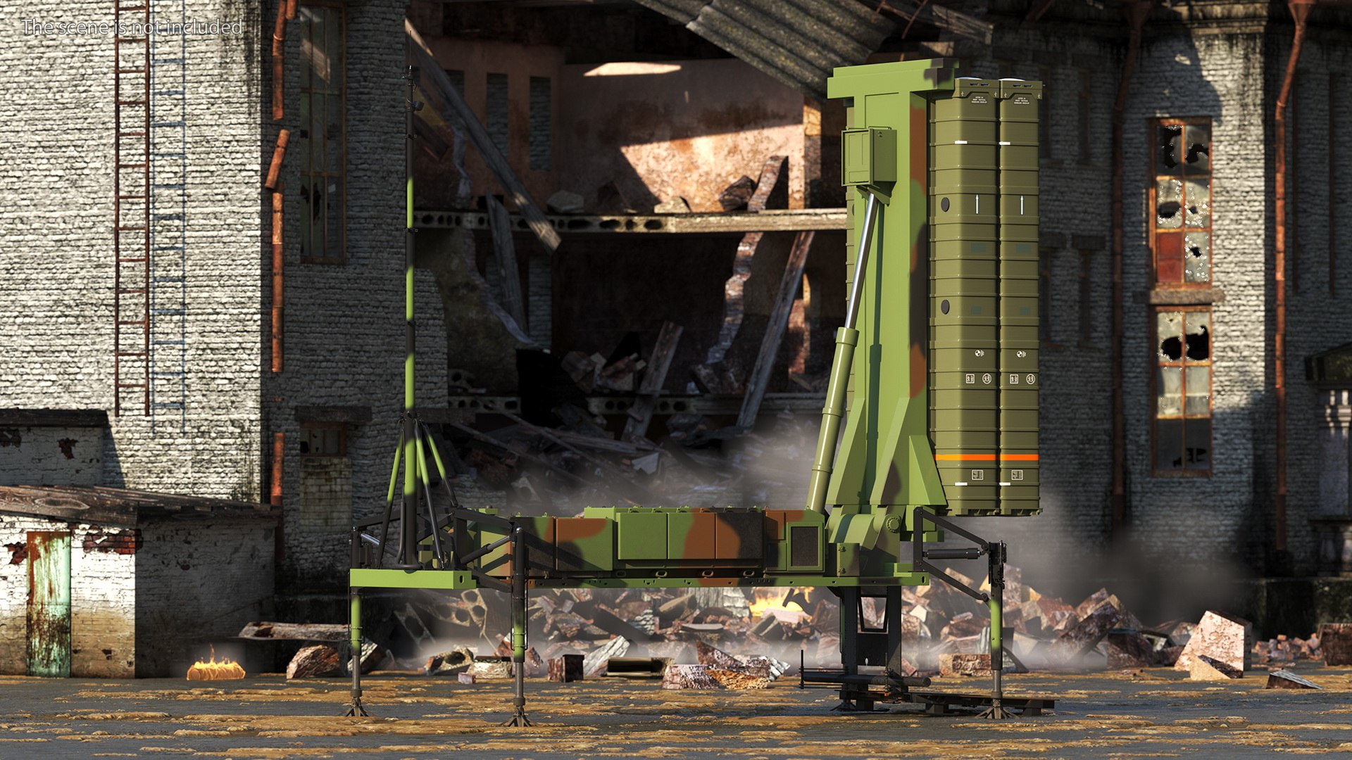 3D SAMP-T Armed Position model - TurboSquid 1788432