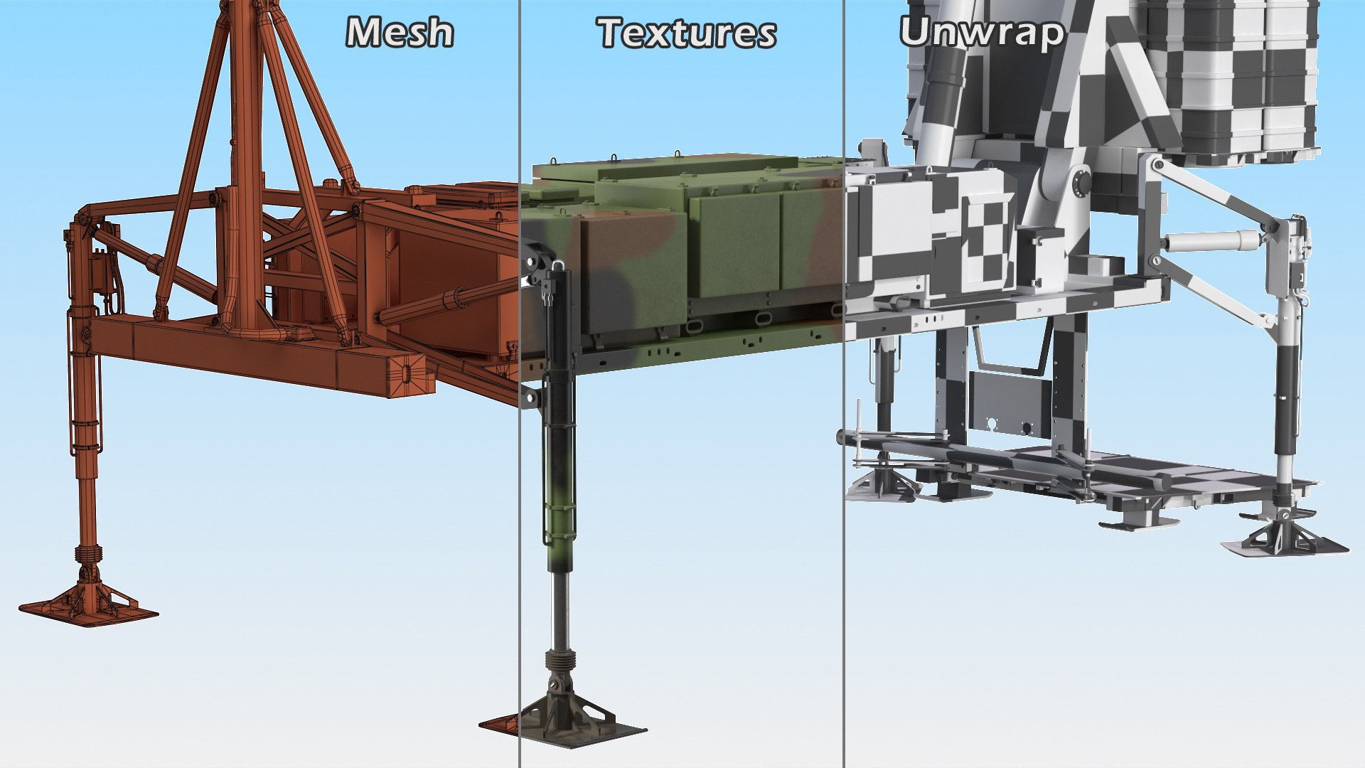 3D SAMP-T Armed Position model - TurboSquid 1788432