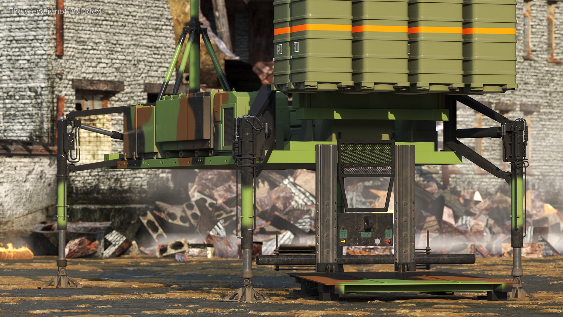 3D SAMP-T Armed Position model - TurboSquid 1788432