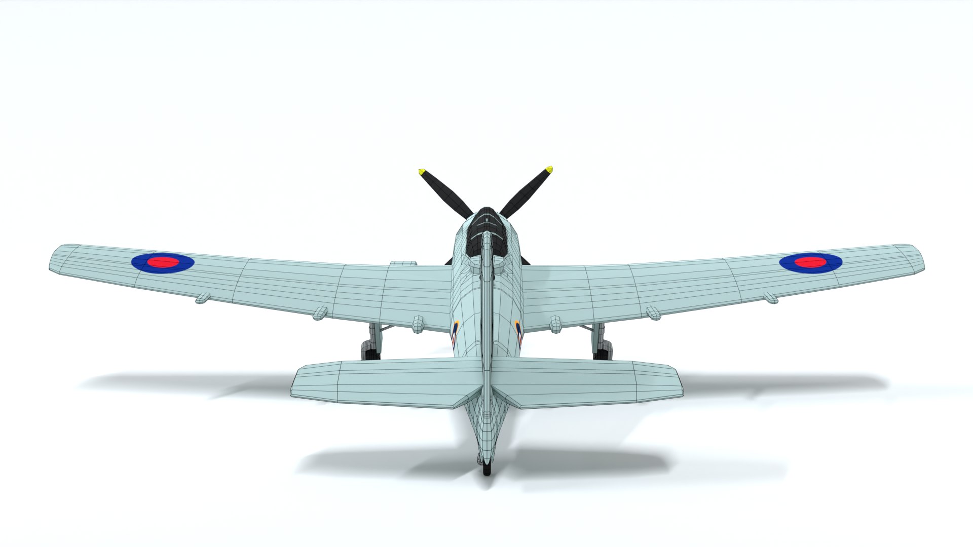 Low Poly Cartoon Fairey Spearfish WWII Airplane Model - TurboSquid 1781928