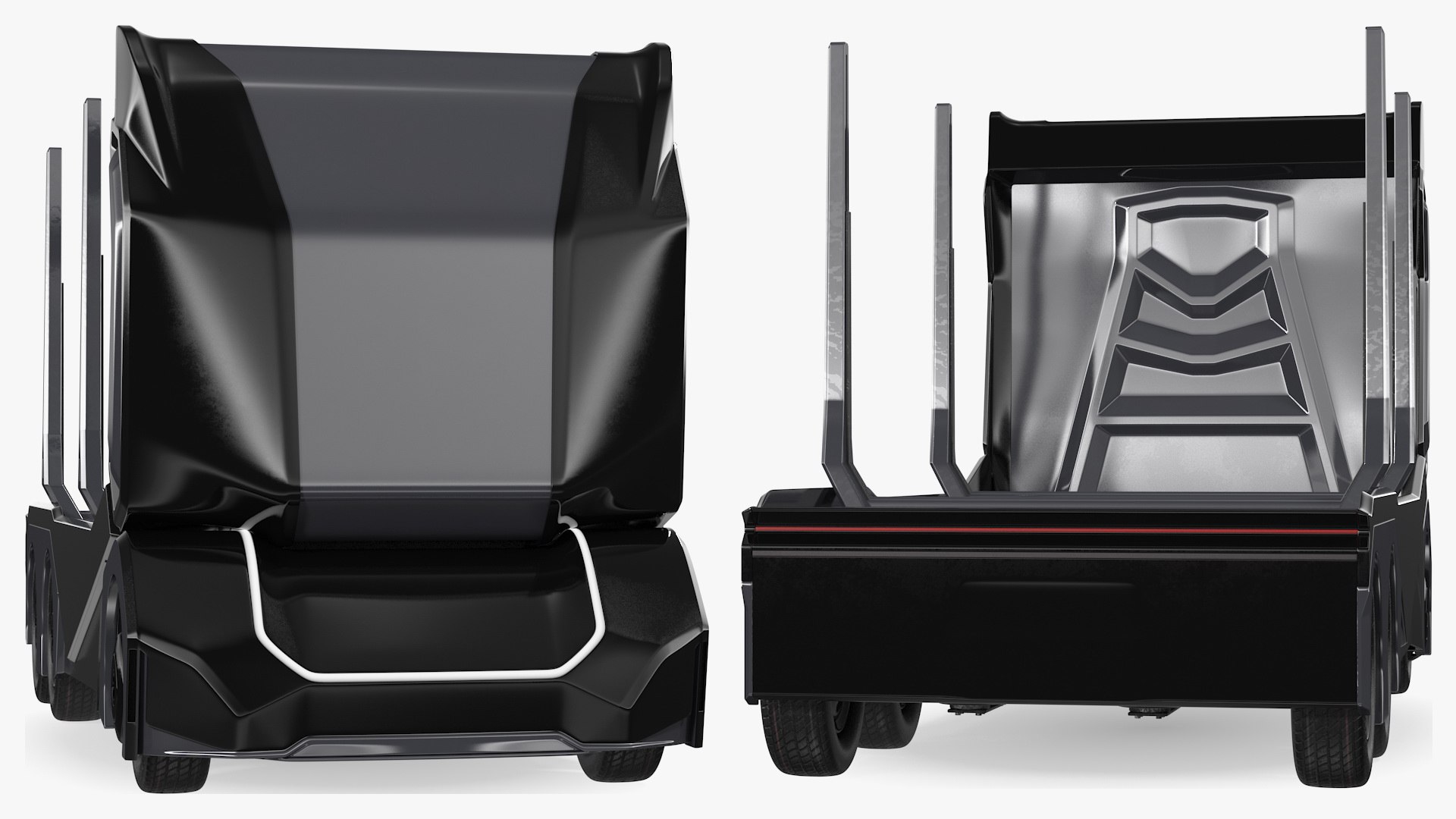 Autonomous Electric Logging Truck 3D Model - TurboSquid 1636718