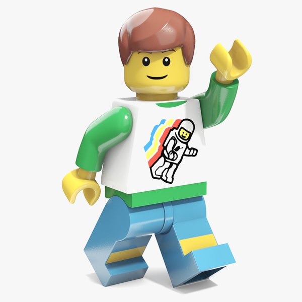 modelo 3d Minifigura LEGO Teenager Rigged - TurboSquid 2274939