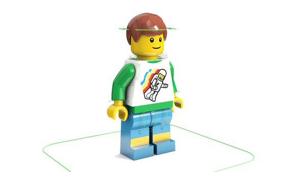 modelo 3d Minifigura LEGO Teenager Rigged - TurboSquid 2274939