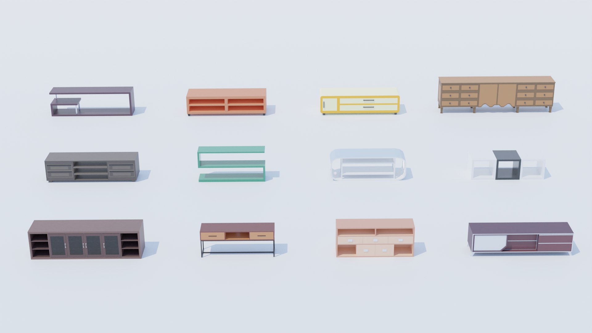 Pack 84 Low-Poly Furniture Model - TurboSquid 2082997