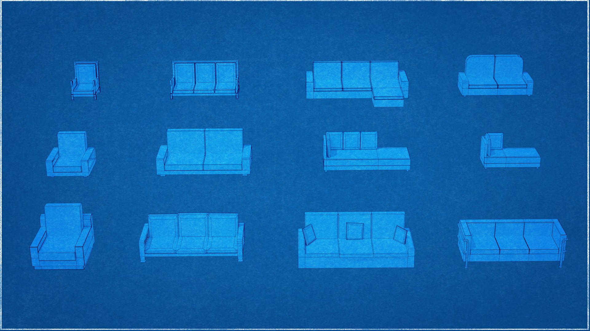 Pack 84 Low-Poly Furniture Model - TurboSquid 2082997