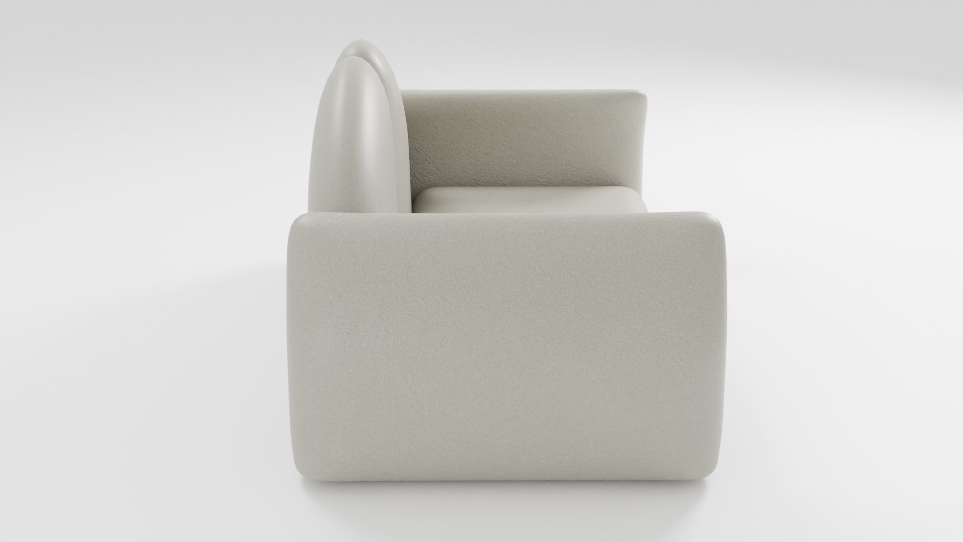 Modern Sofa In Light Colors With Creative Shape 3D - TurboSquid 2267906