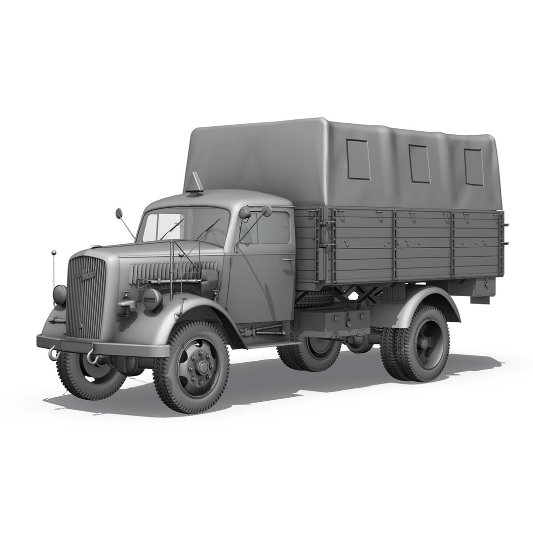 3d model sd - 3t opel blitz